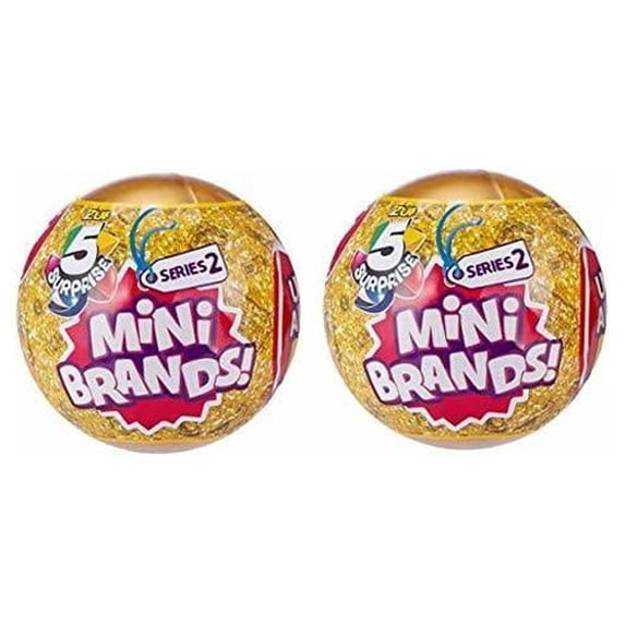 ZURU 5 Surprise Mini Brands! Series 2 (Set of 2) - Five Different Food ...