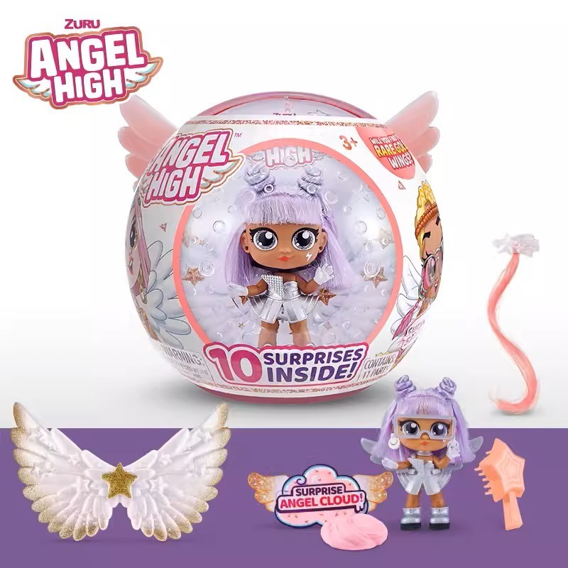 ZURU Addie Betty Magic Hair Angel Surprise Egg ANGEL HIGH Blind Box Toy ...