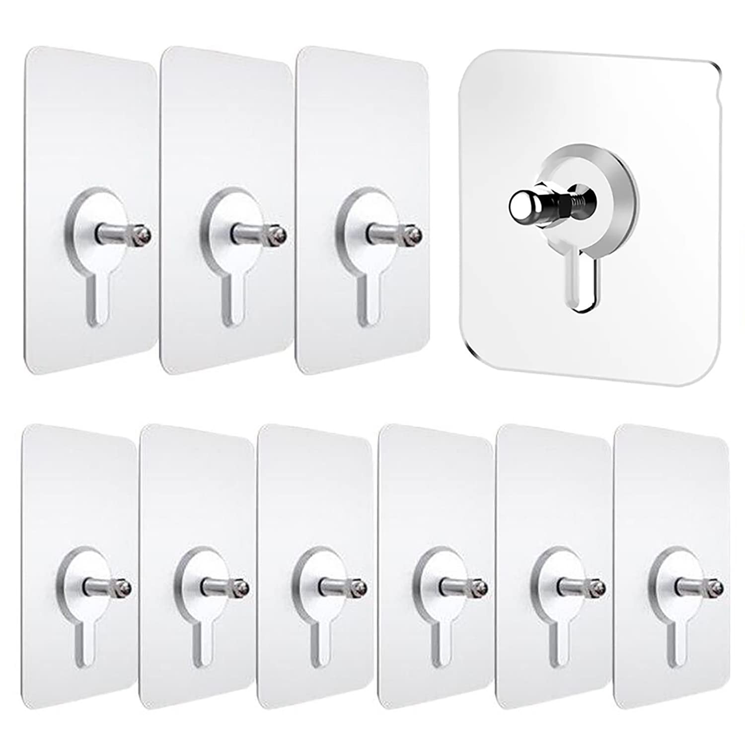 ZURU BUNCH Nail Free Wall Hook Seamless Screw Adhesive NonTrace No ...