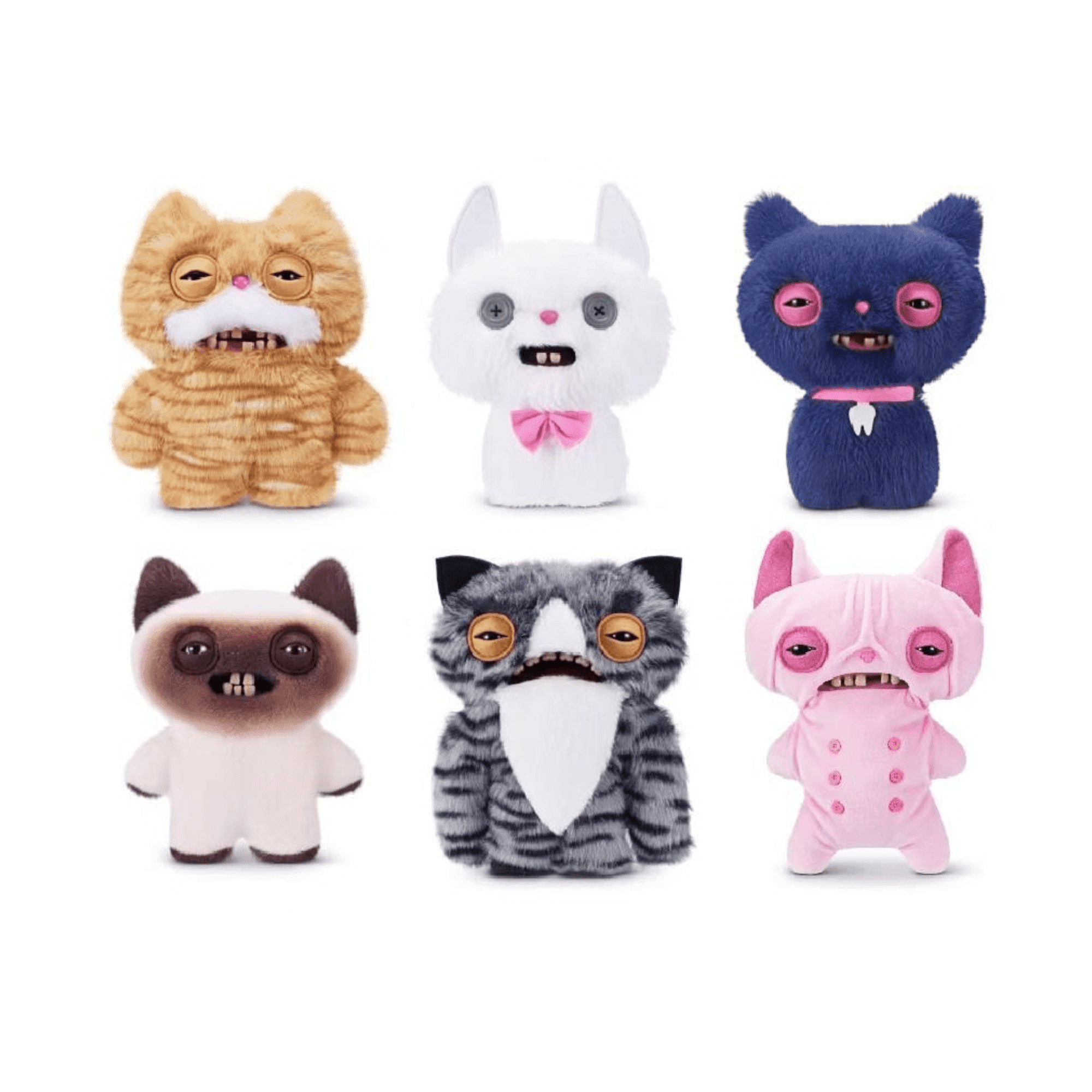 ZURU Fugglers Alley Cats 9'' Plush (Full Set of 6) - Walmart.com