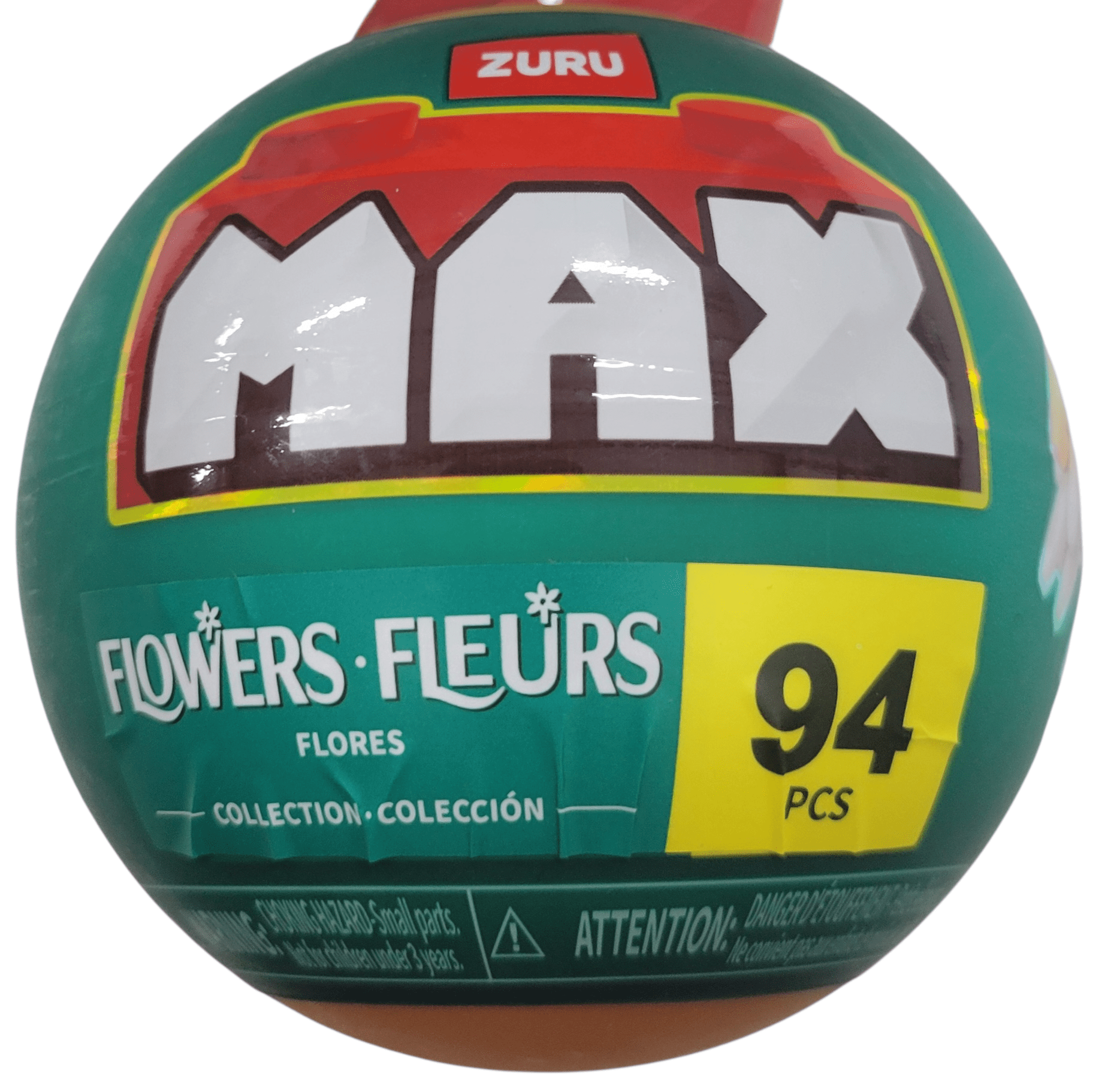 ZURU MAX Flowers Building Set – 94 Pieces Creative Construction Ball (1 ...