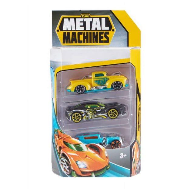 ZURU Metal Machines 3-Pack Diecast Vehicles - Walmart.com