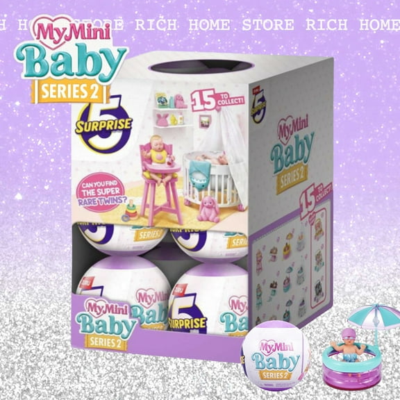 ZURU 5 Surprise My Mini Baby Series 1, Collectible Mystery Capsule ...
