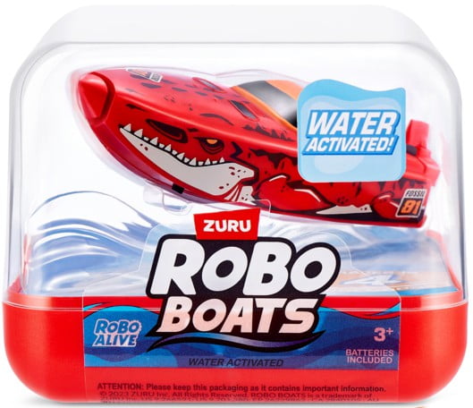 ZURU Robo Alive Water Activated Robotic Figure, Red - Walmart.com