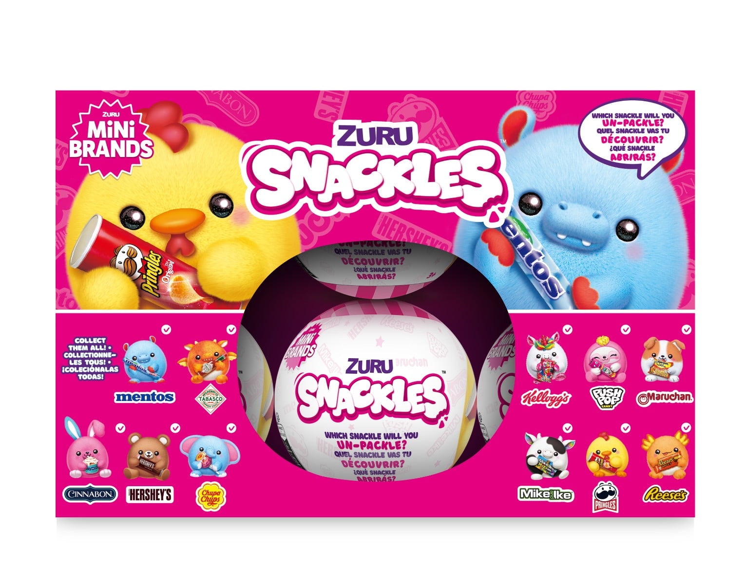 ZURU Snackles Small Sized 14 cm Cuddly Squishy Comfort Soft Plush Toy ...