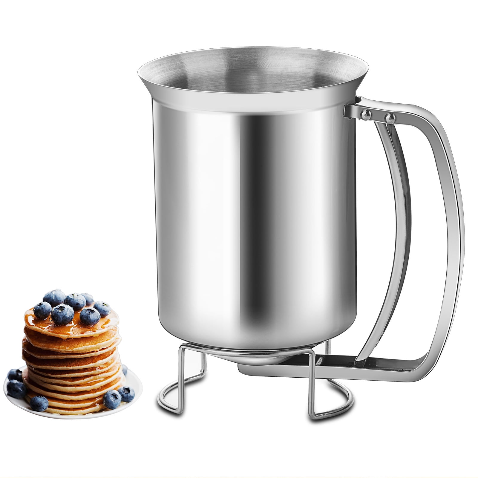 ZUTOYBO Pancake Batter Dispenser, Stainless Steel Handheld Batter ...