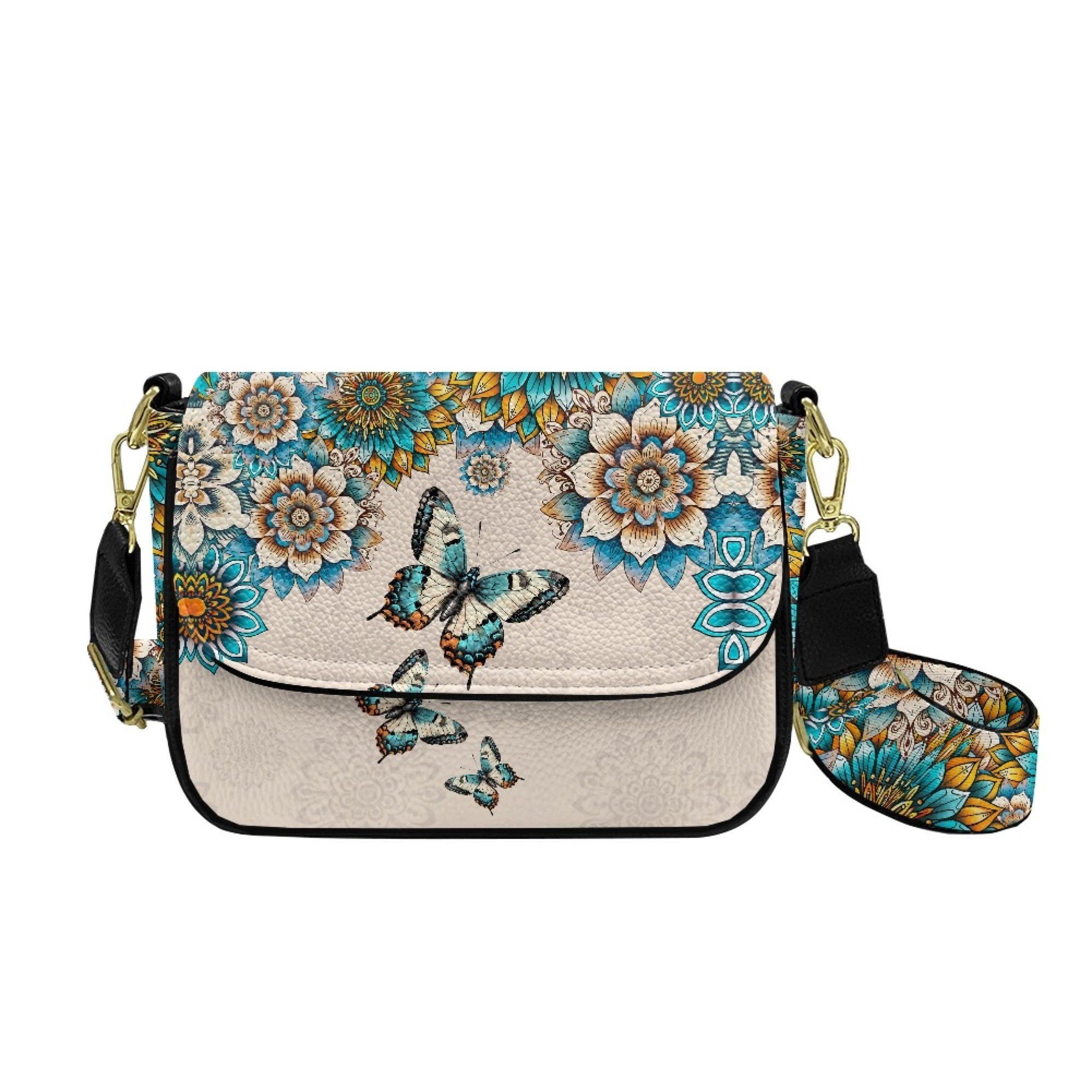 ZUXONGSY Boho Mandala Butterfly Print Shoulder Bag for Women Small ...