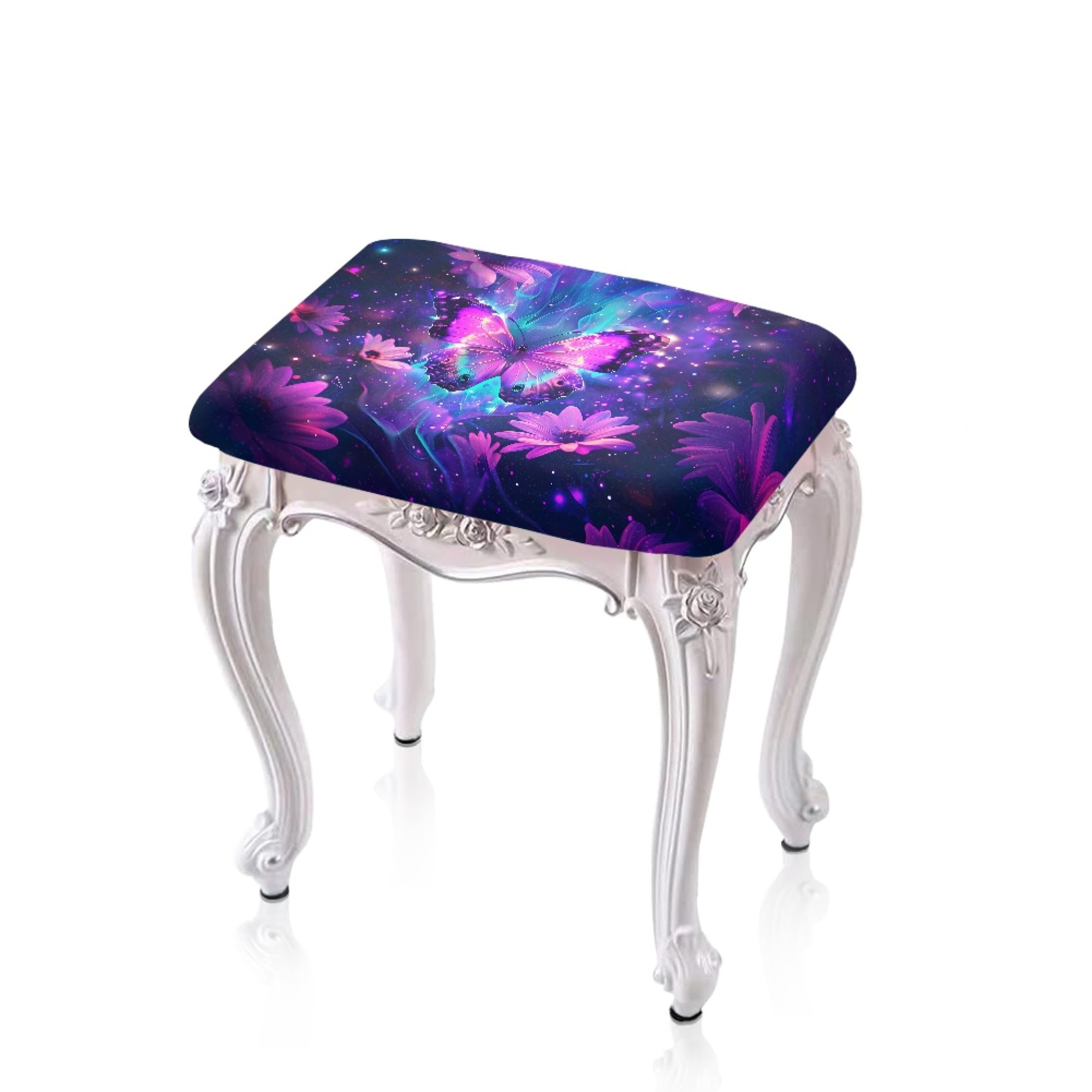 ZUXONGSY Butterflies Stool Covers Rectangle 2 Pieces Bar Furniture ...