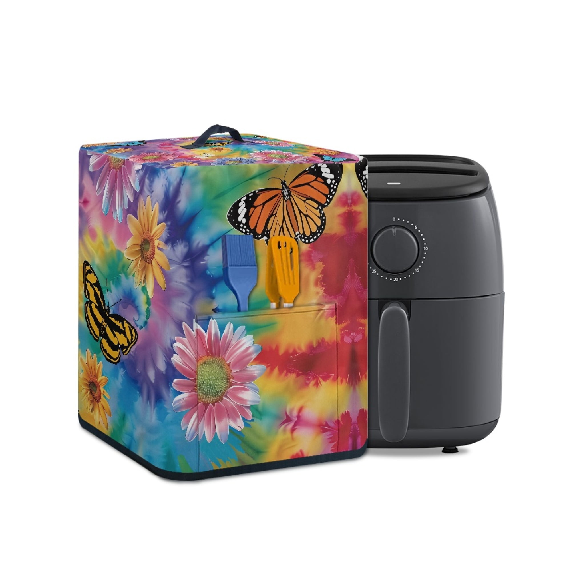 ZUXONGSY Butterfly Tie-Dye Air Fryer Cover Dust Cover Small Kitchen ...