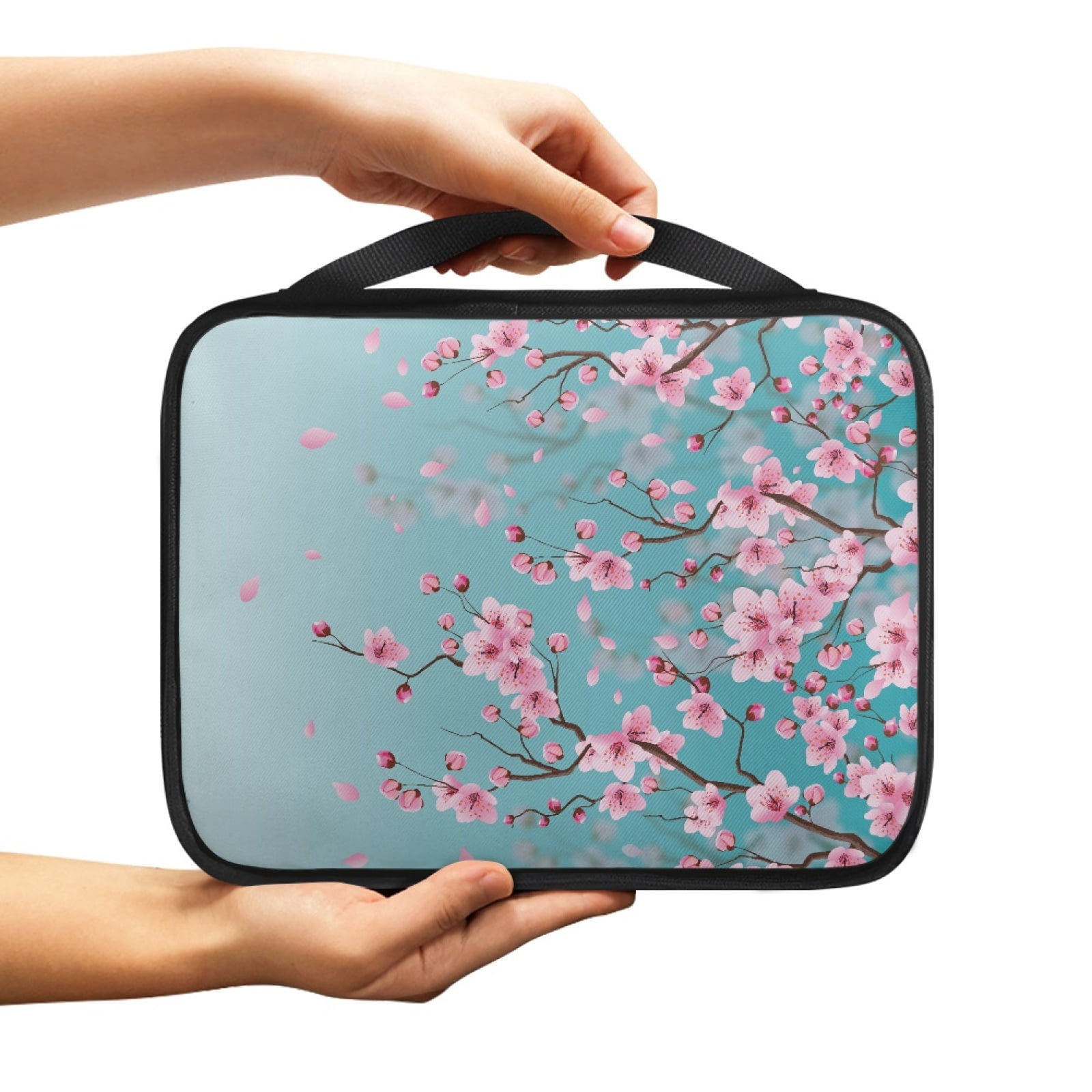 ZUXONGSY Cherry Blossom Pattern Bible Case for Women Bible Cover Bible ...