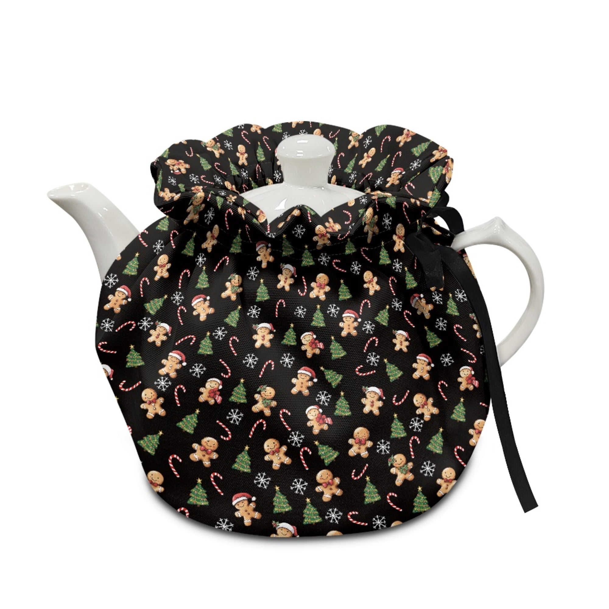 ZUXONGSY Christmas Gingerbread Man Breakfast Teapot Cover Teapot ...