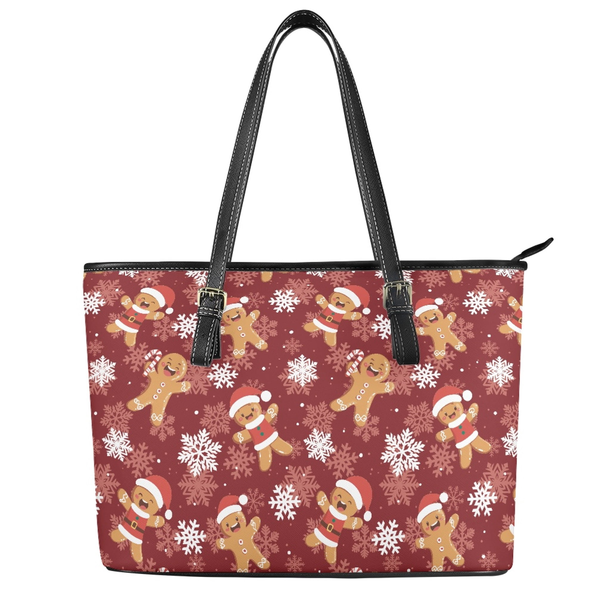 ZUXONGSY Christmas Gingerbread Man Print Tote Bag for Women Casual ...
