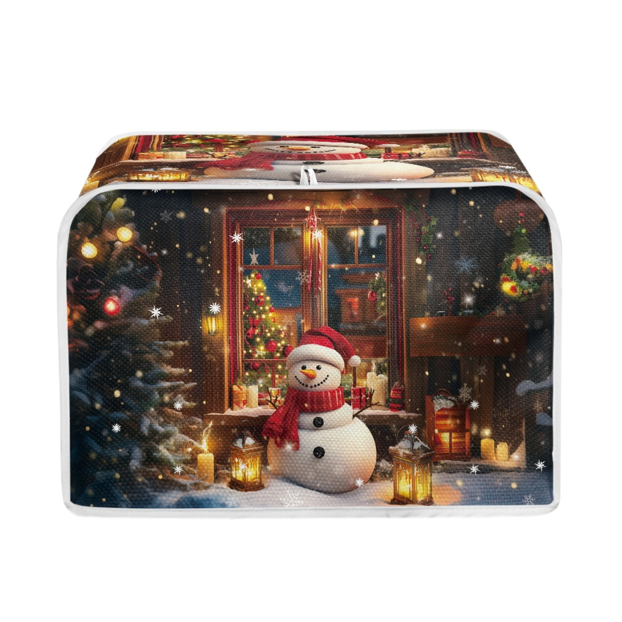 ZUXONGSY Christmas Snowman Toaster Covers 4 Slice Dust Covers for ...