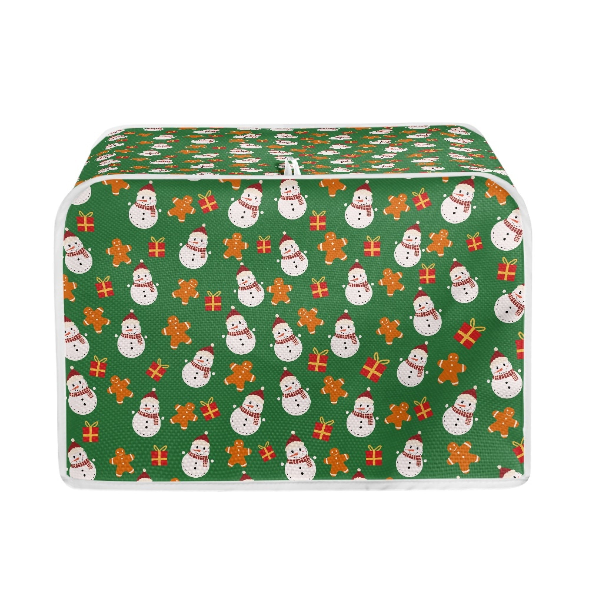 ZUXONGSY Christmas Snowman Toster Cover 4 Slice Bread Machine Cover ...
