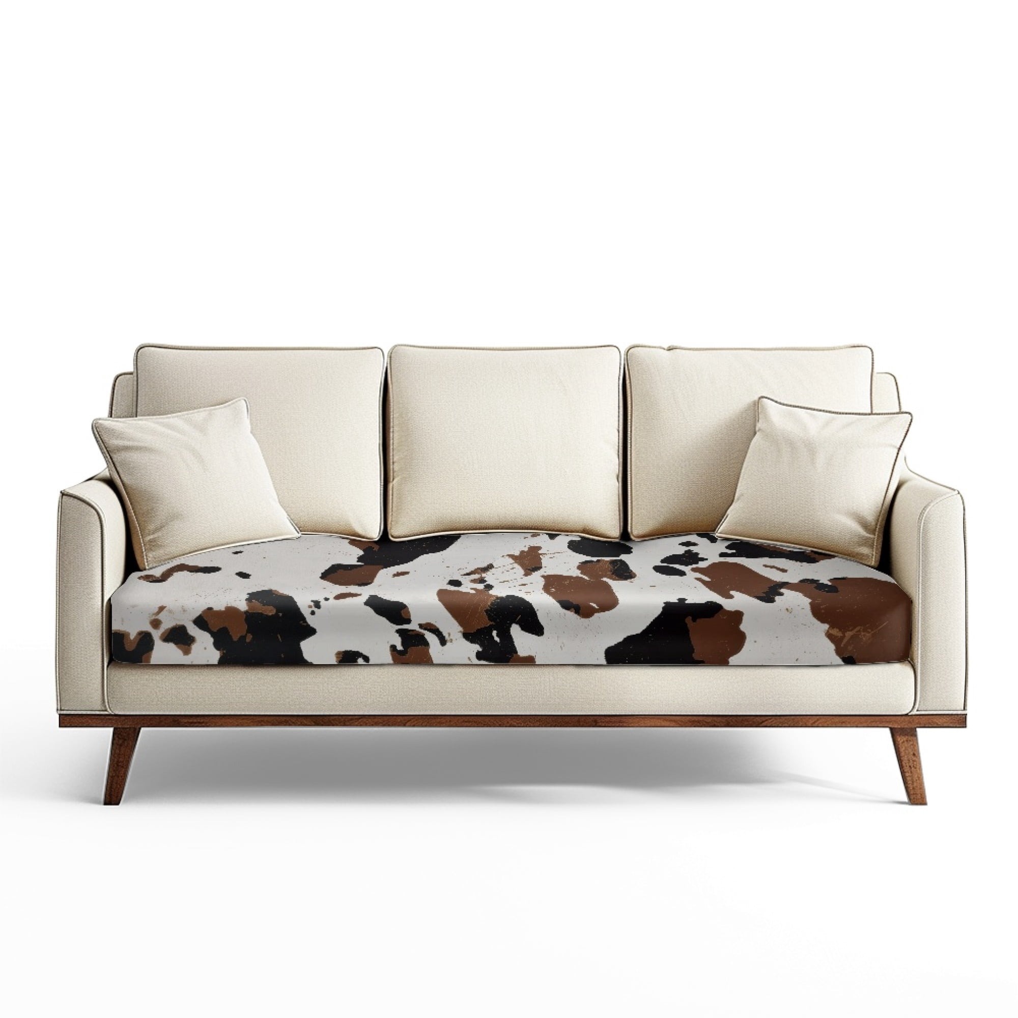 ZUXONGSY Cow Print Couch Cushion Covers Sofa Protector Covers for ...