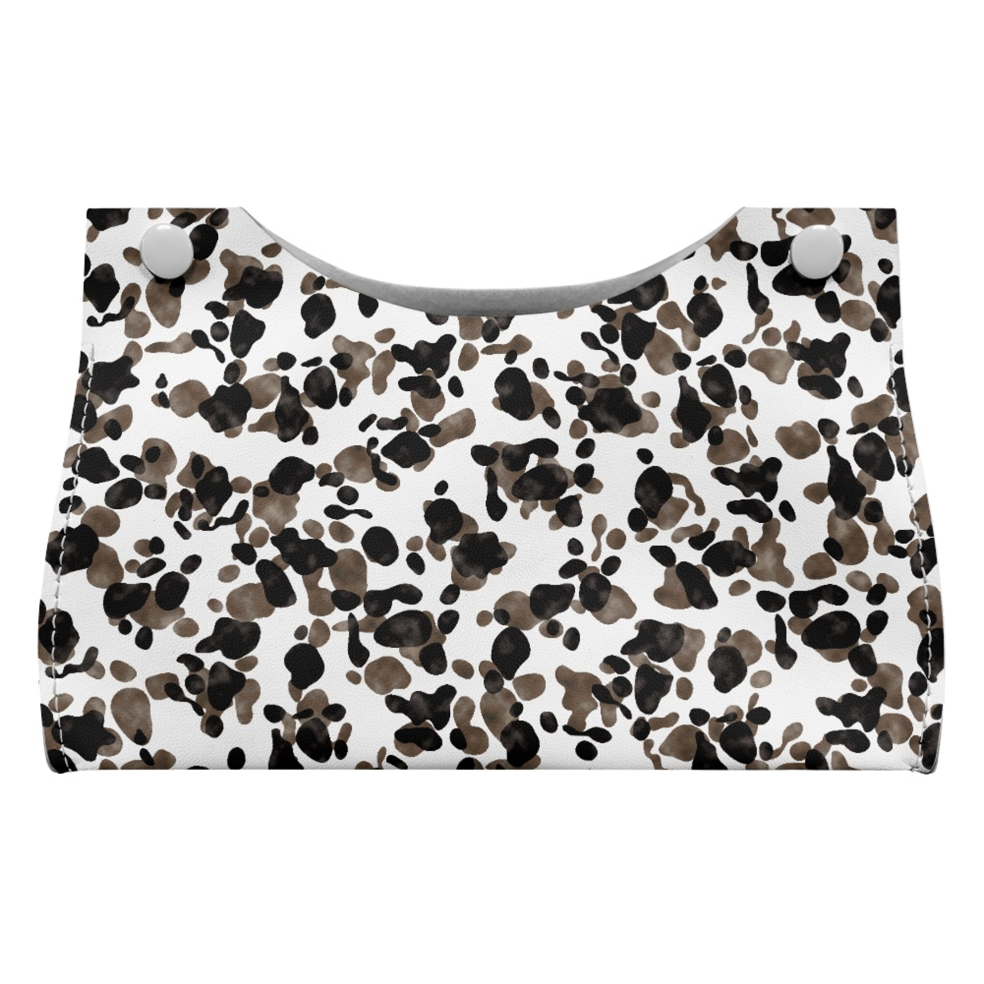 ZUXONGSY Cow Print Tissue Box Cover Rectangular PU Long Tissue Box ...