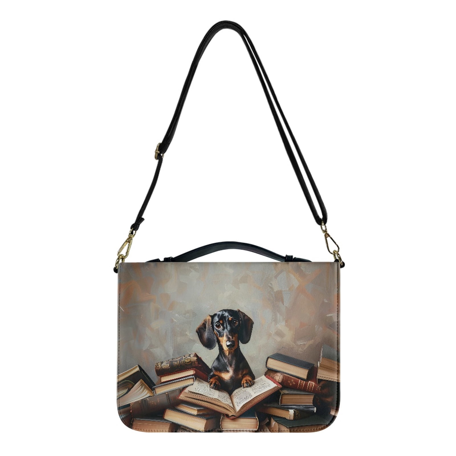 ZUXONGSY Dachshund Book Print Bible Cover Case for Women Men Leather ...