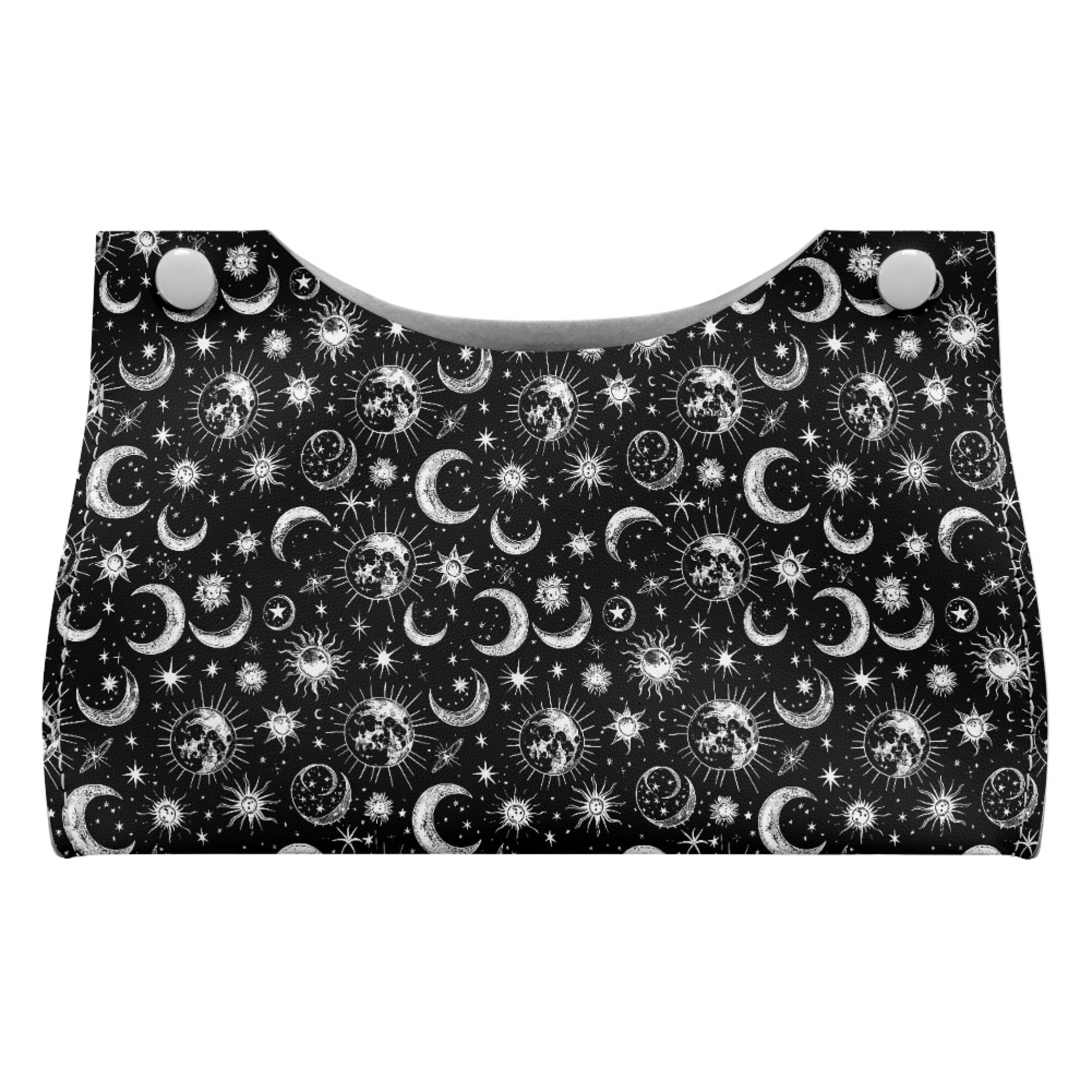 ZUXONGSY Galaxy Sun Moon Tissue Box Cover Rectangular Tissue Boxes ...