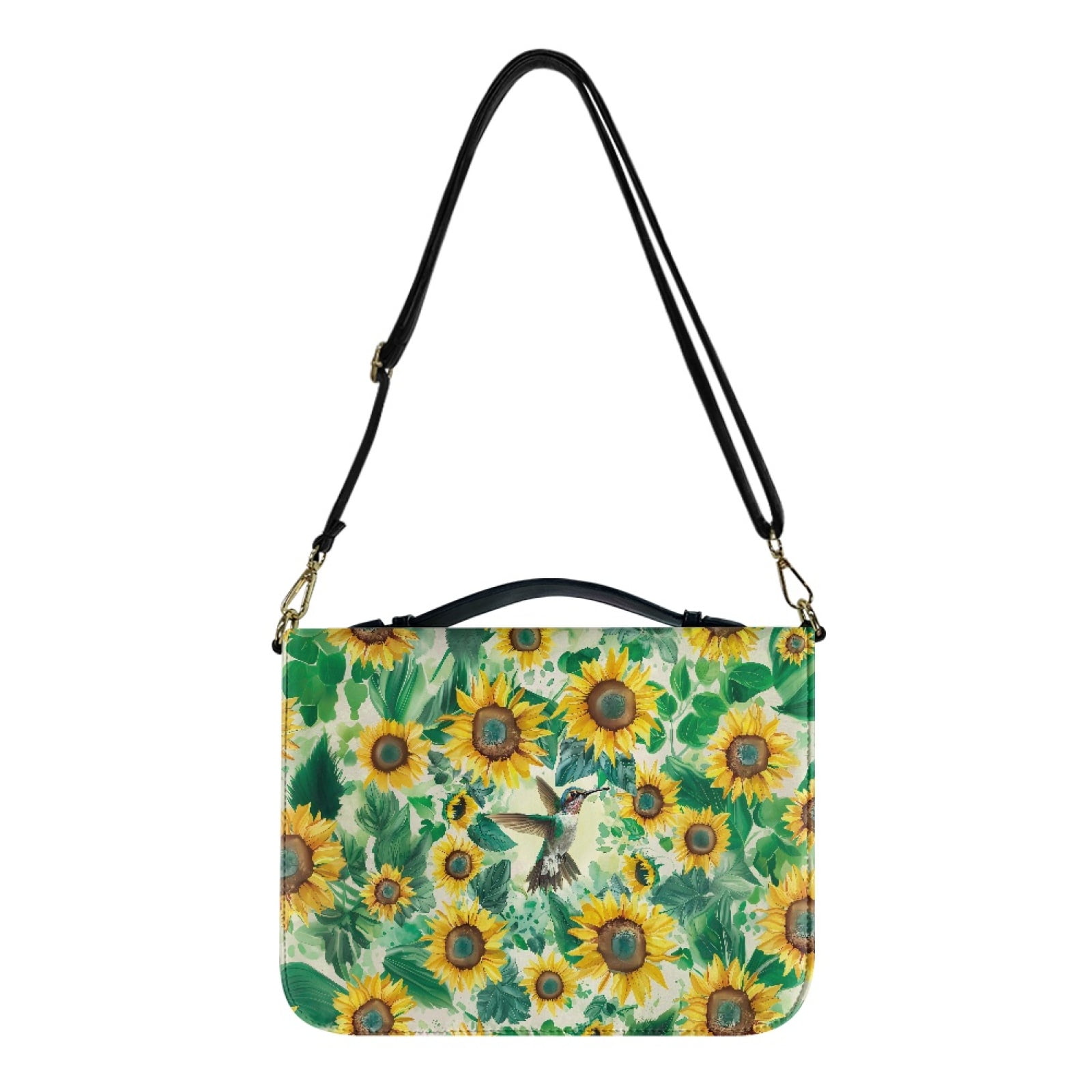 ZUXONGSY Green Sunflower Hummingbird Print Bible Cover for Women Men ...