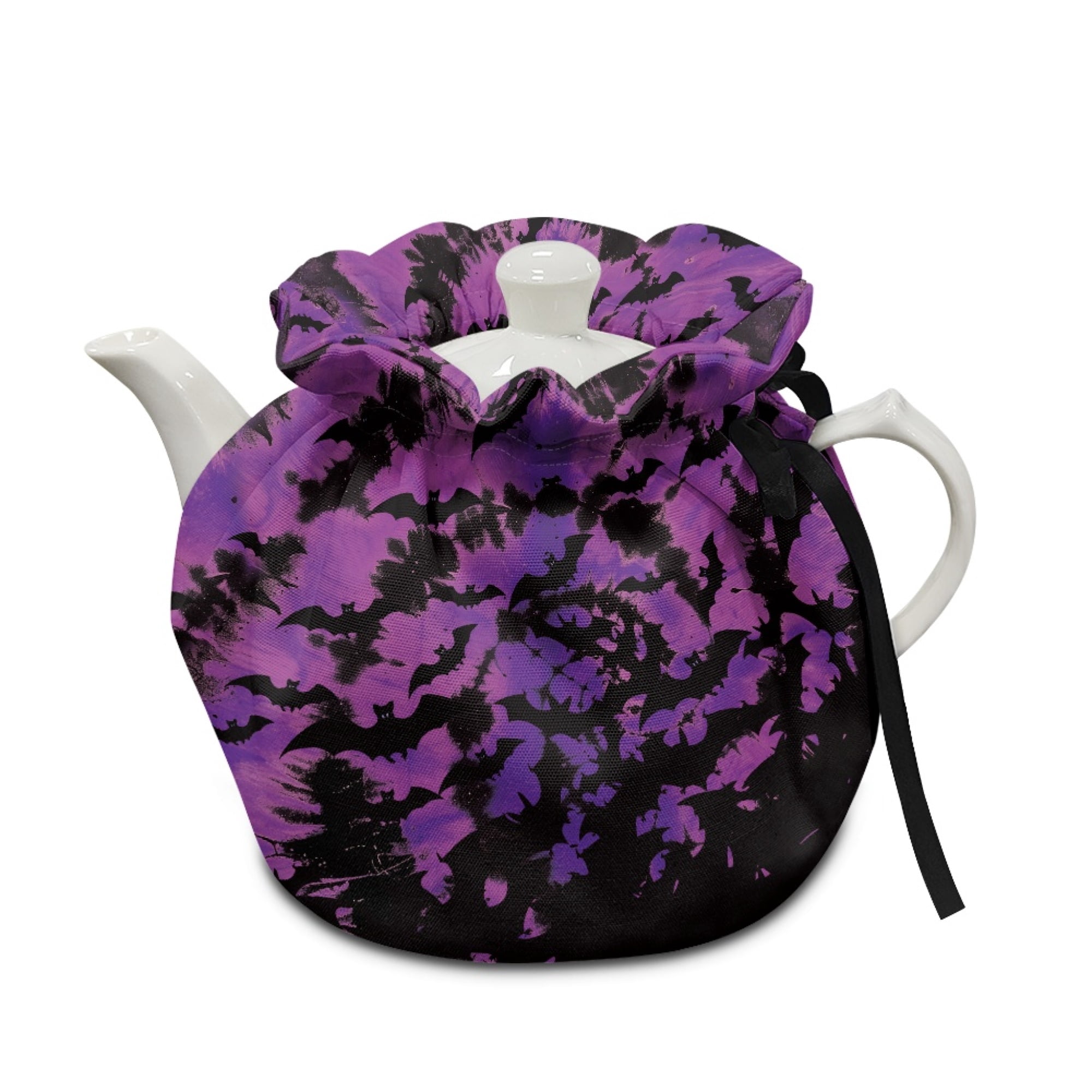 ZUXONGSY Halloween Bat Tea Cozy Teapots Dust Cover with Elastic Band ...
