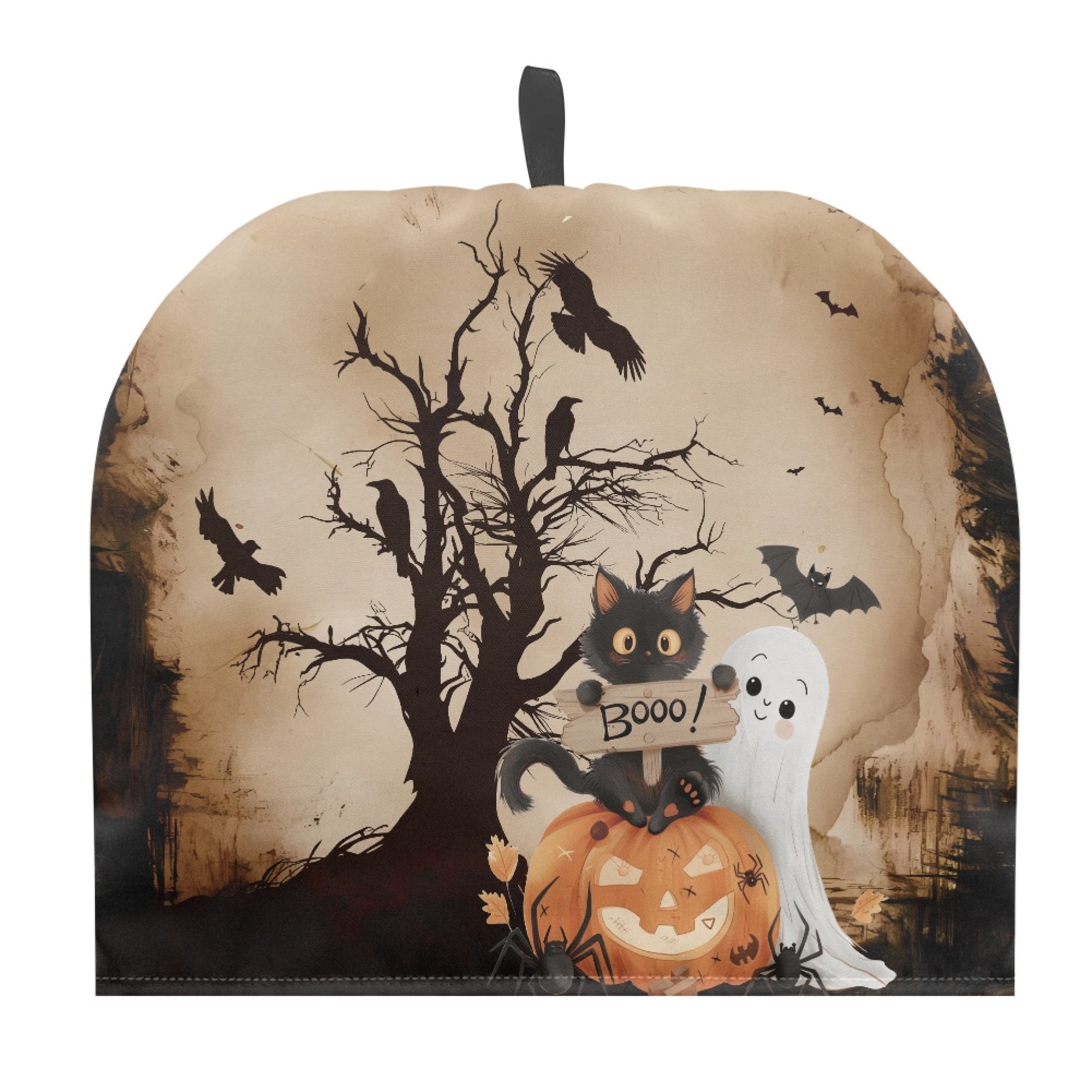 ZUXONGSY Halloween Black Cat Tea Cozies for Teapot Teapot Cozy with Top Handle Anti-Dust ...