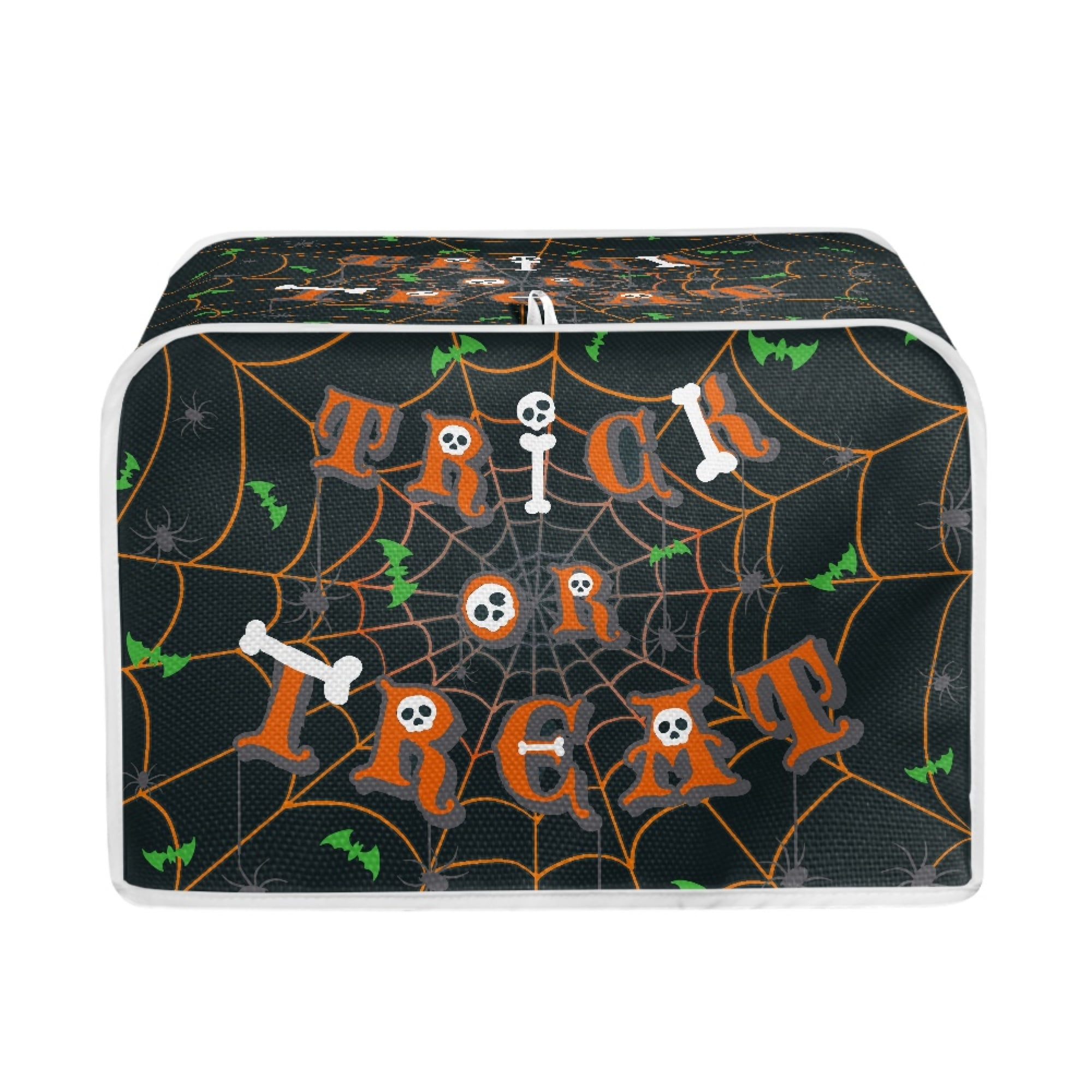 ZUXONGSY Halloween Spider Web Toster Cover 4 Slice Soft Appliance Cover ...
