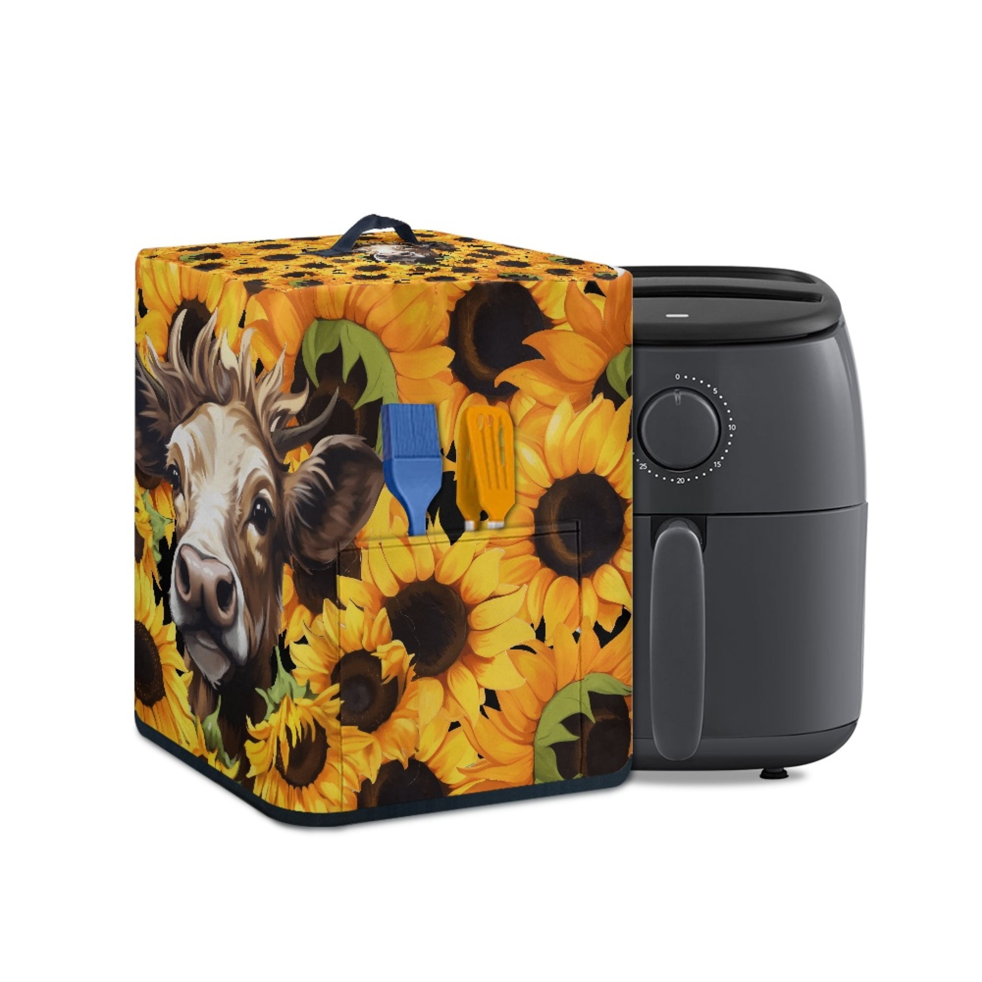ZUXONGSY Highland Cow Sunflower Air Fryer Cover Instant Pot Pressure ...