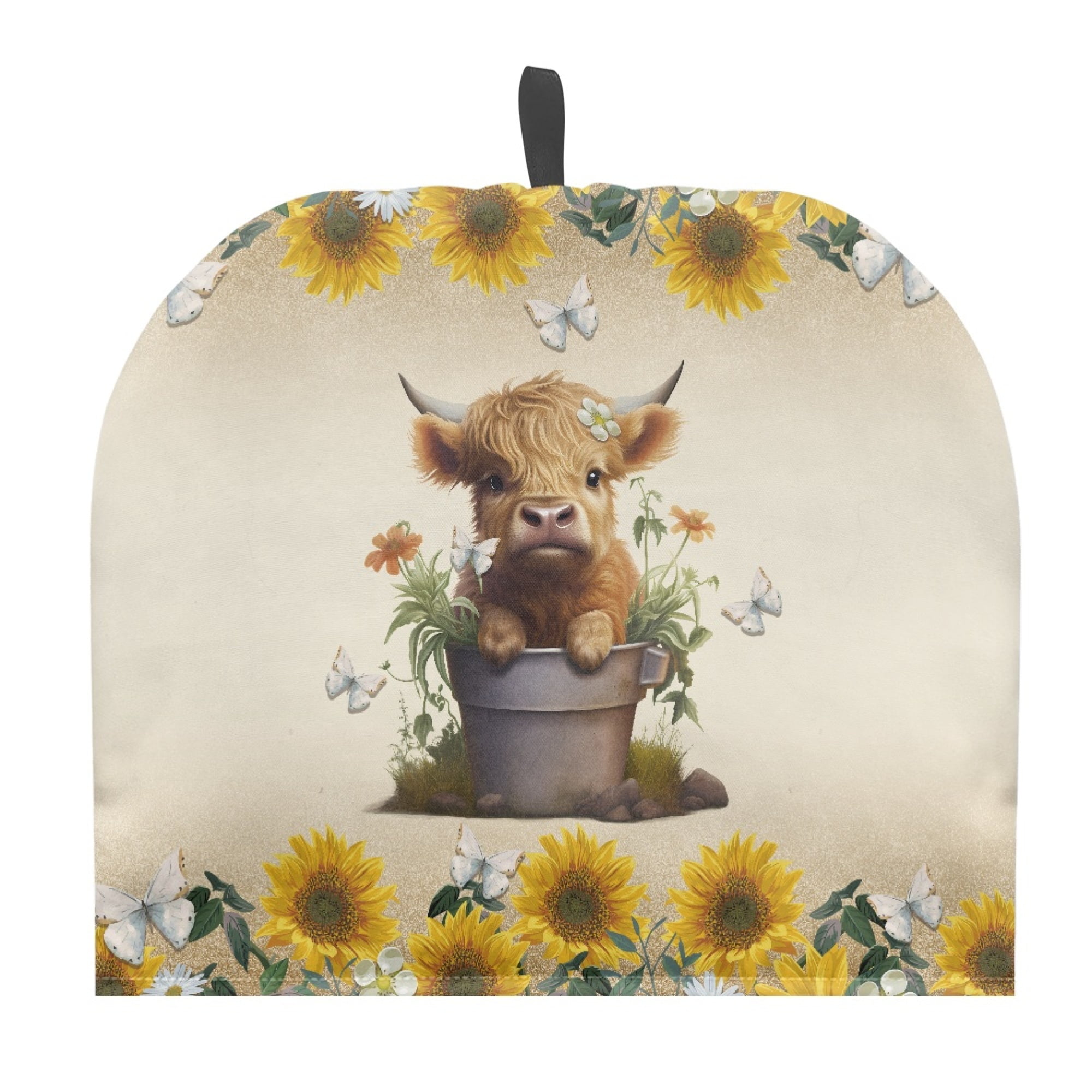 ZUXONGSY Highland Cow Sunflower Tea Cozies for Teapot Tea Insulated ...