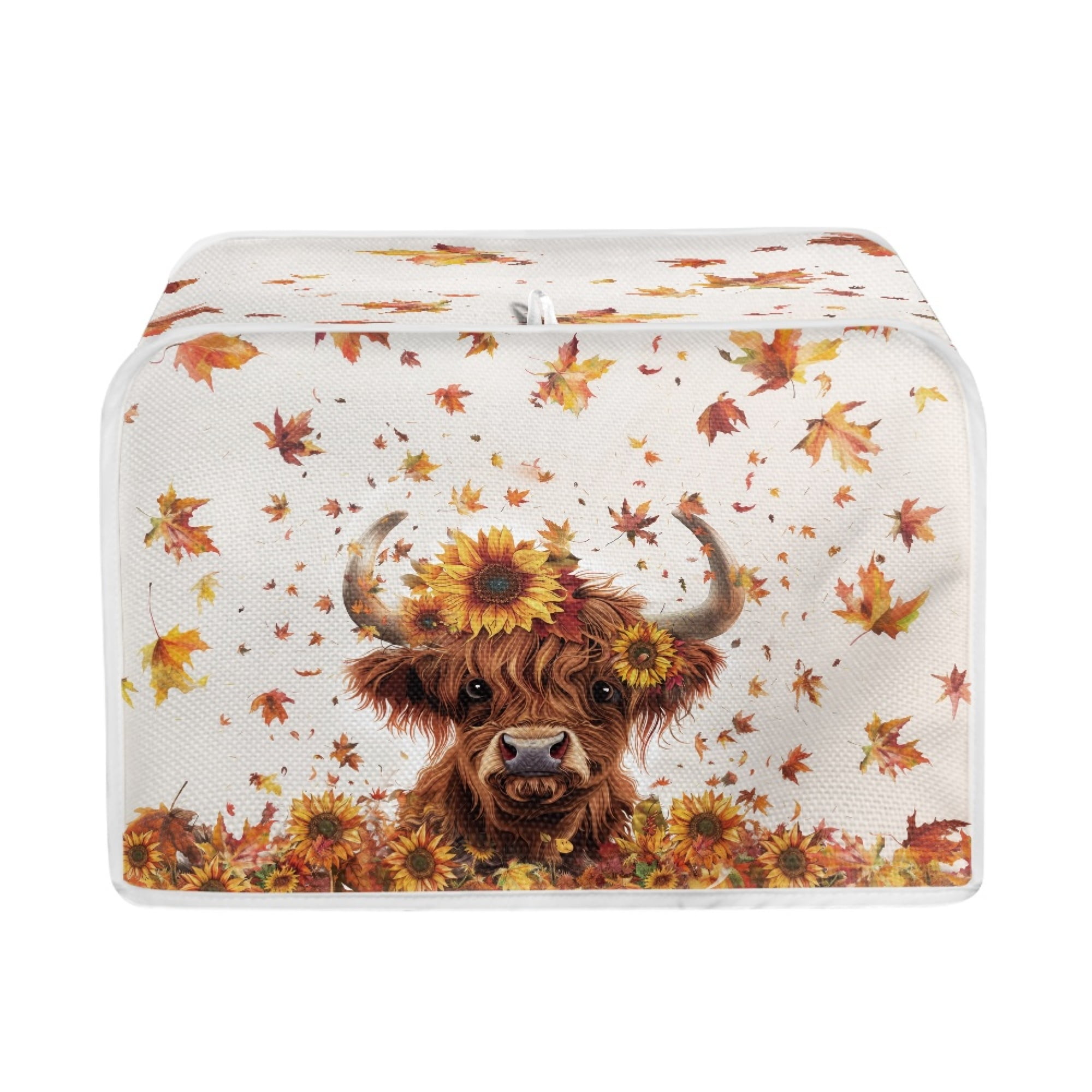 ZUXONGSY Highland Cow Sunflower Toaster Covers 2 Slice Fit for Most 2 ...