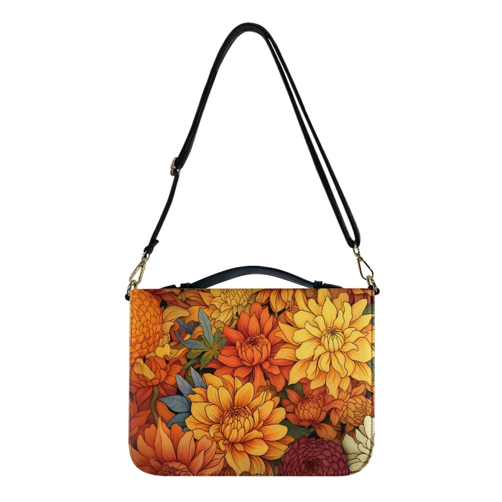 ZUXONGSY Hippie Boho Mandala Print Bible Cover for Women Men Leather Bible Case with Handle ...