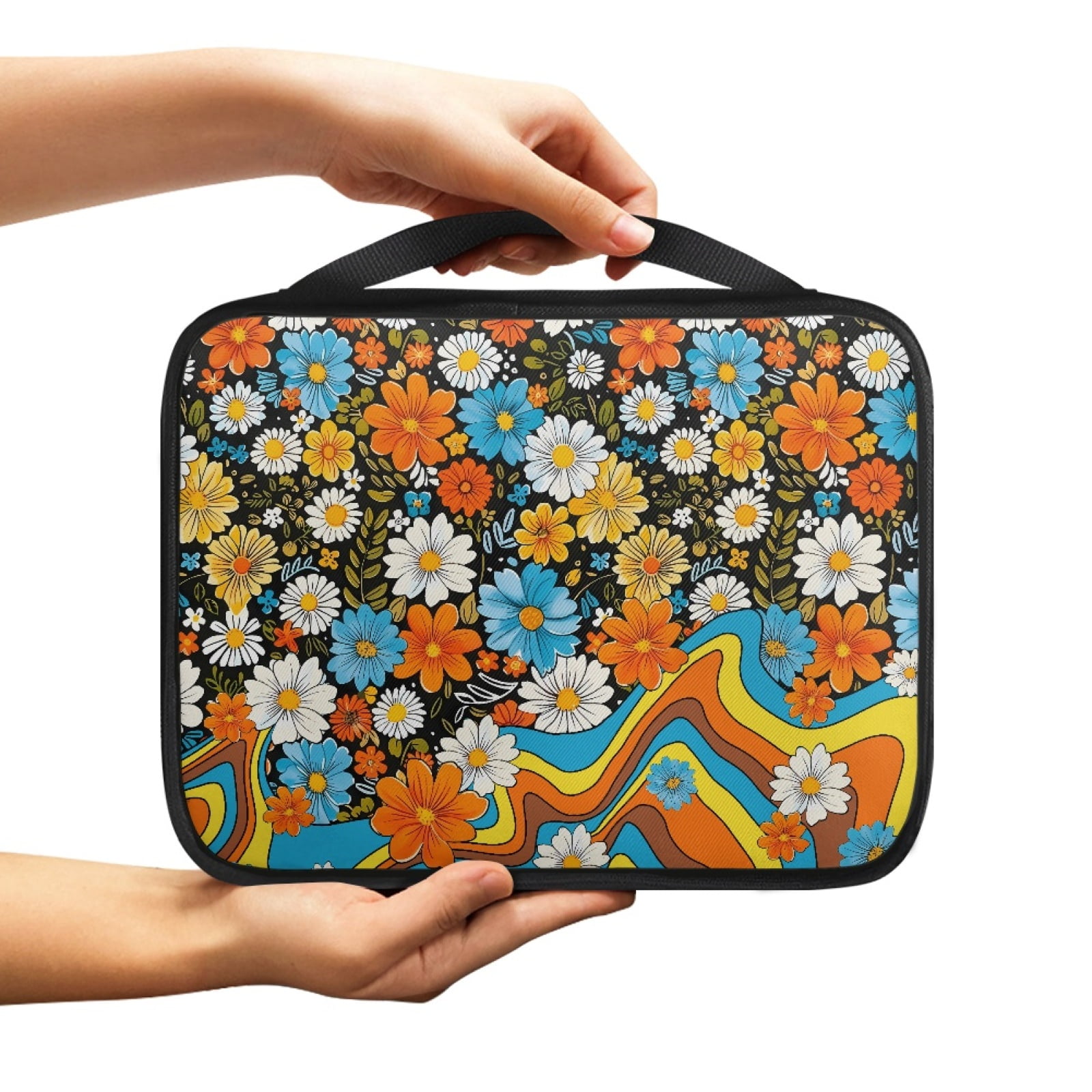 ZUXONGSY Hippie Daisy Pattern Bible Case for Women Men 80s Groovy ...