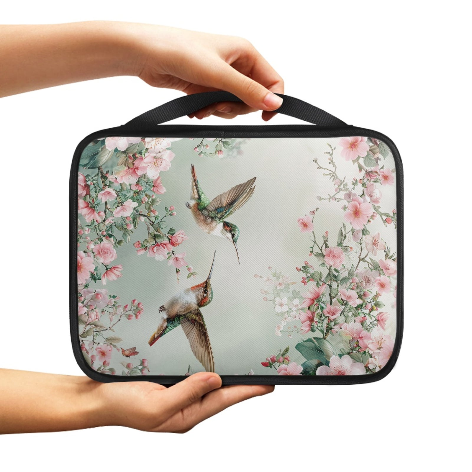 ZUXONGSY Hummingbird Cherry Blossom Pattern Bible Case for Women Bible ...