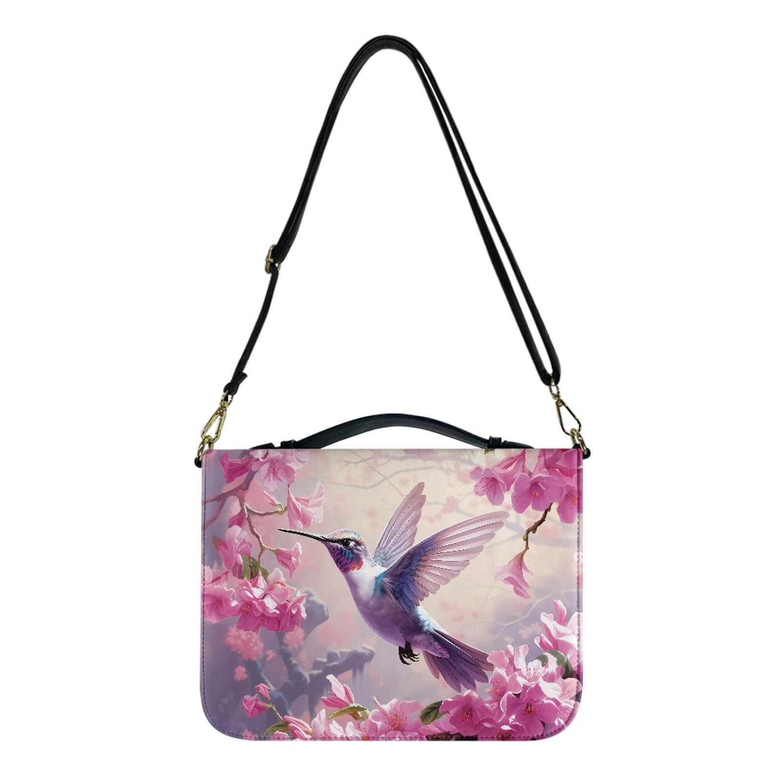 ZUXONGSY Hummingbird Cherry Blossom Print Bible Cover Case for Women ...