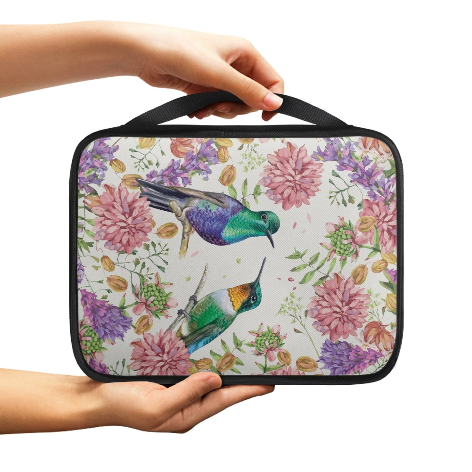 ZUXONGSY Hummingbird Flower Print Bible Cover for Women Bible Case ...