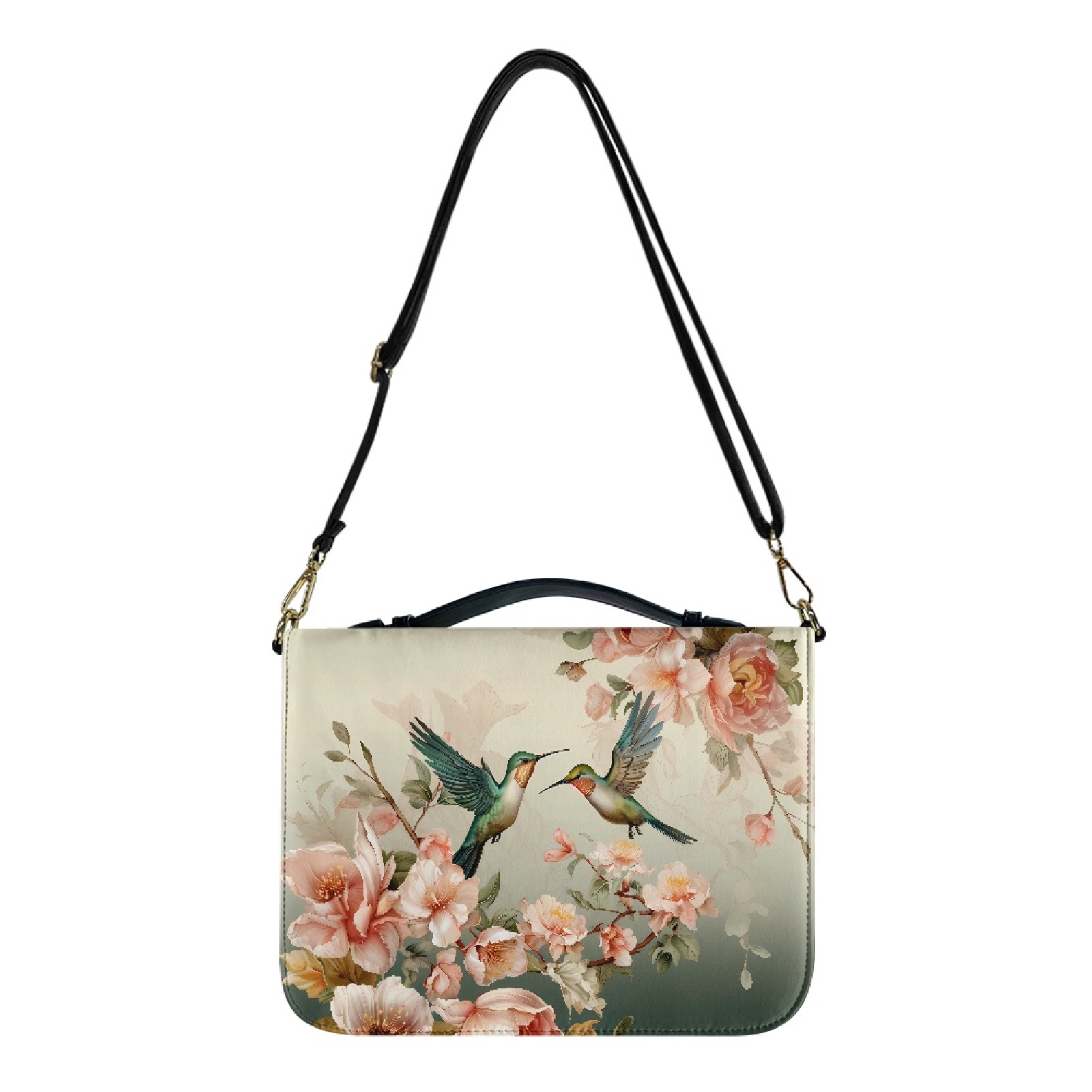 ZUXONGSY Hummingbird Flower Print Bible Cover for Women PU Leather ...