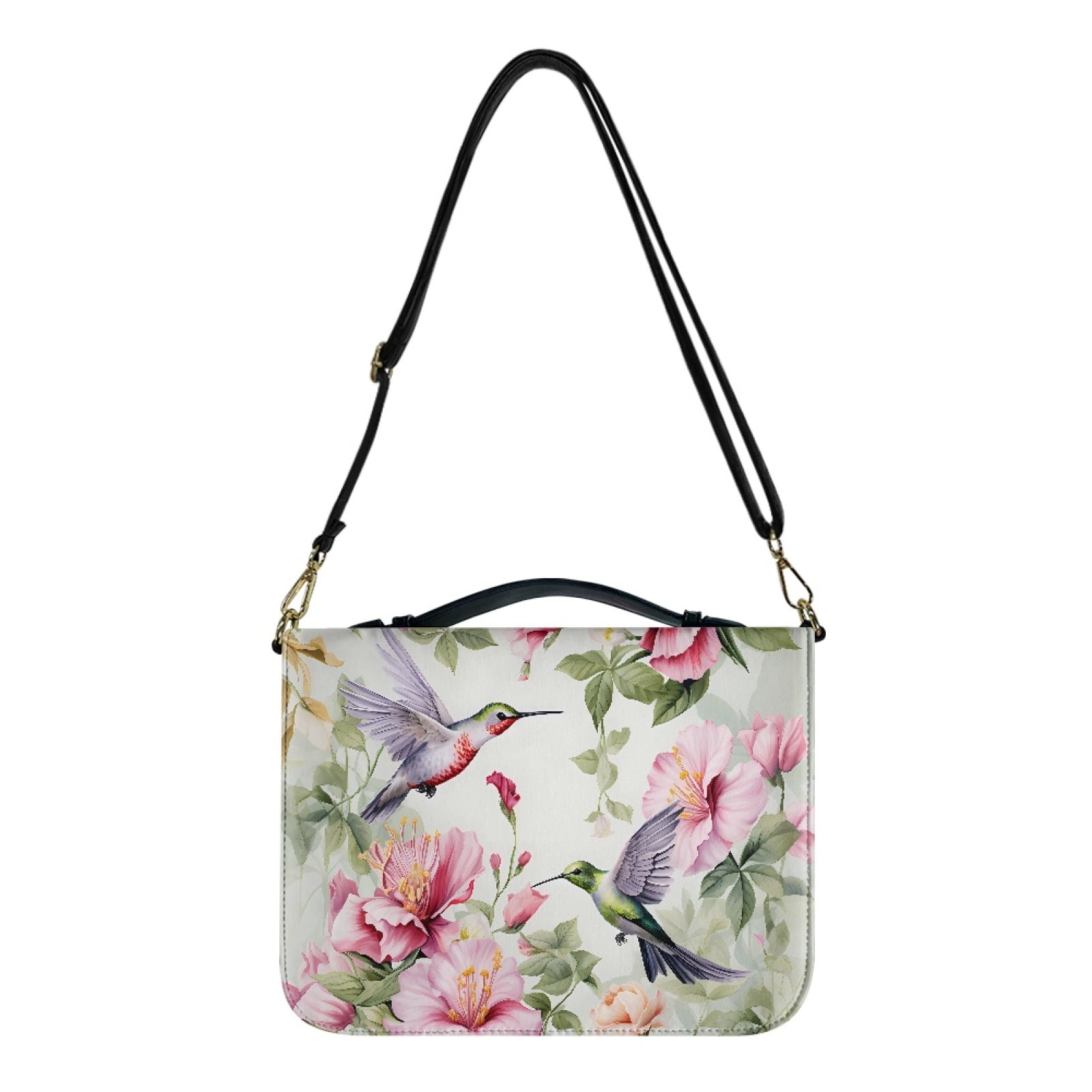 ZUXONGSY Hummingbird Hibiscus Print Bible Cover Case for Women Men Faux ...