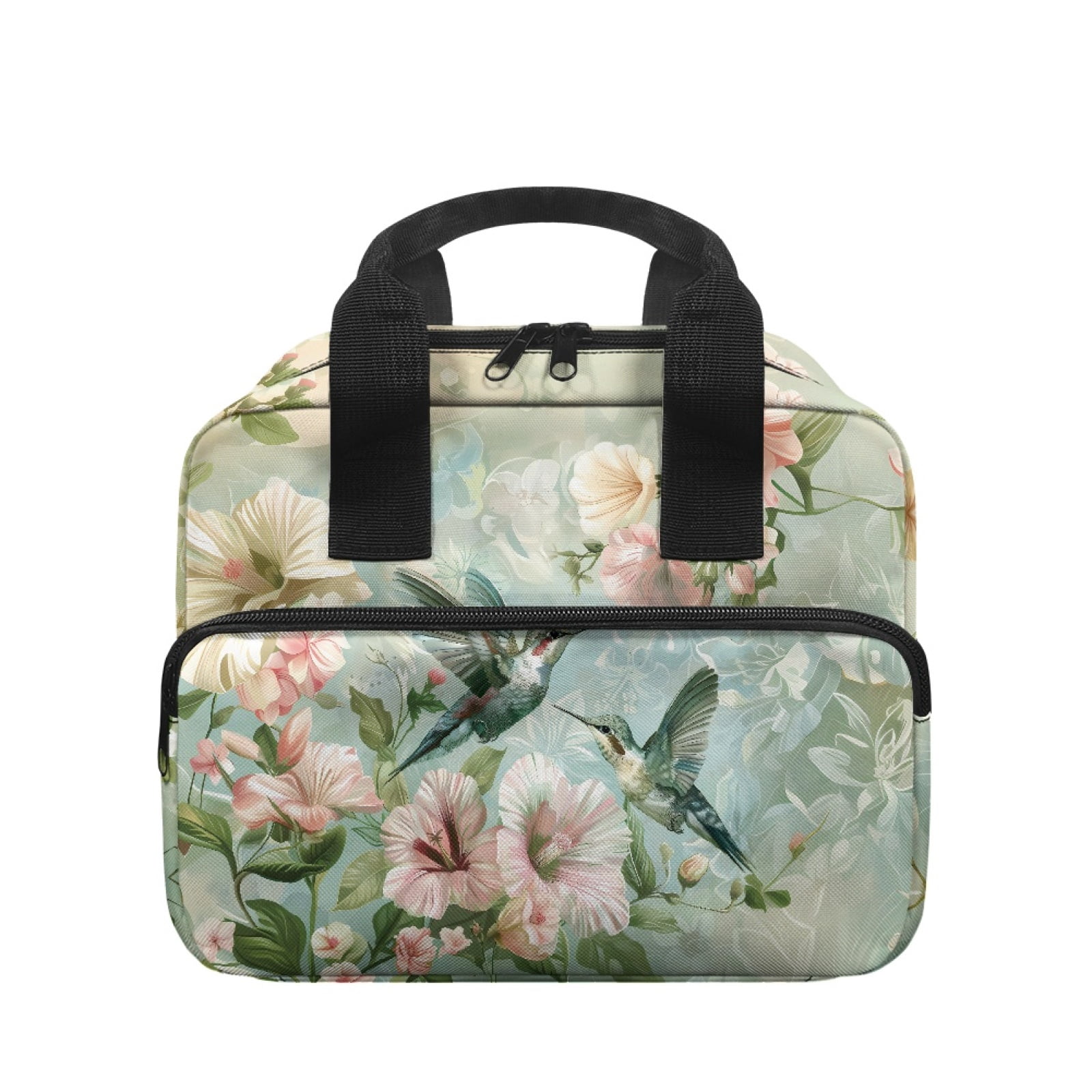 ZUXONGSY Hummingbird Hibiscus Print Bible Cover for Women Men Zippered ...