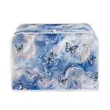 ZUXONGSY Marble Stripes Butterfly Toster Cover 2 Slice Bread Machine ...