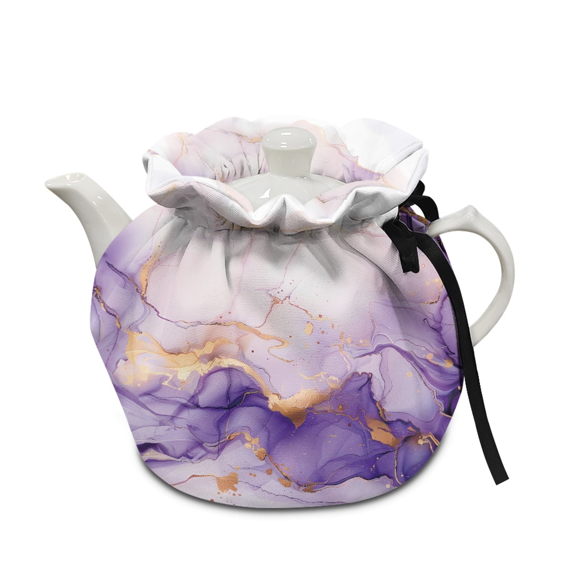ZUXONGSY Marble Stripes Tea Pot Cozies Double-Sided Tea Cozy for Teapot ...