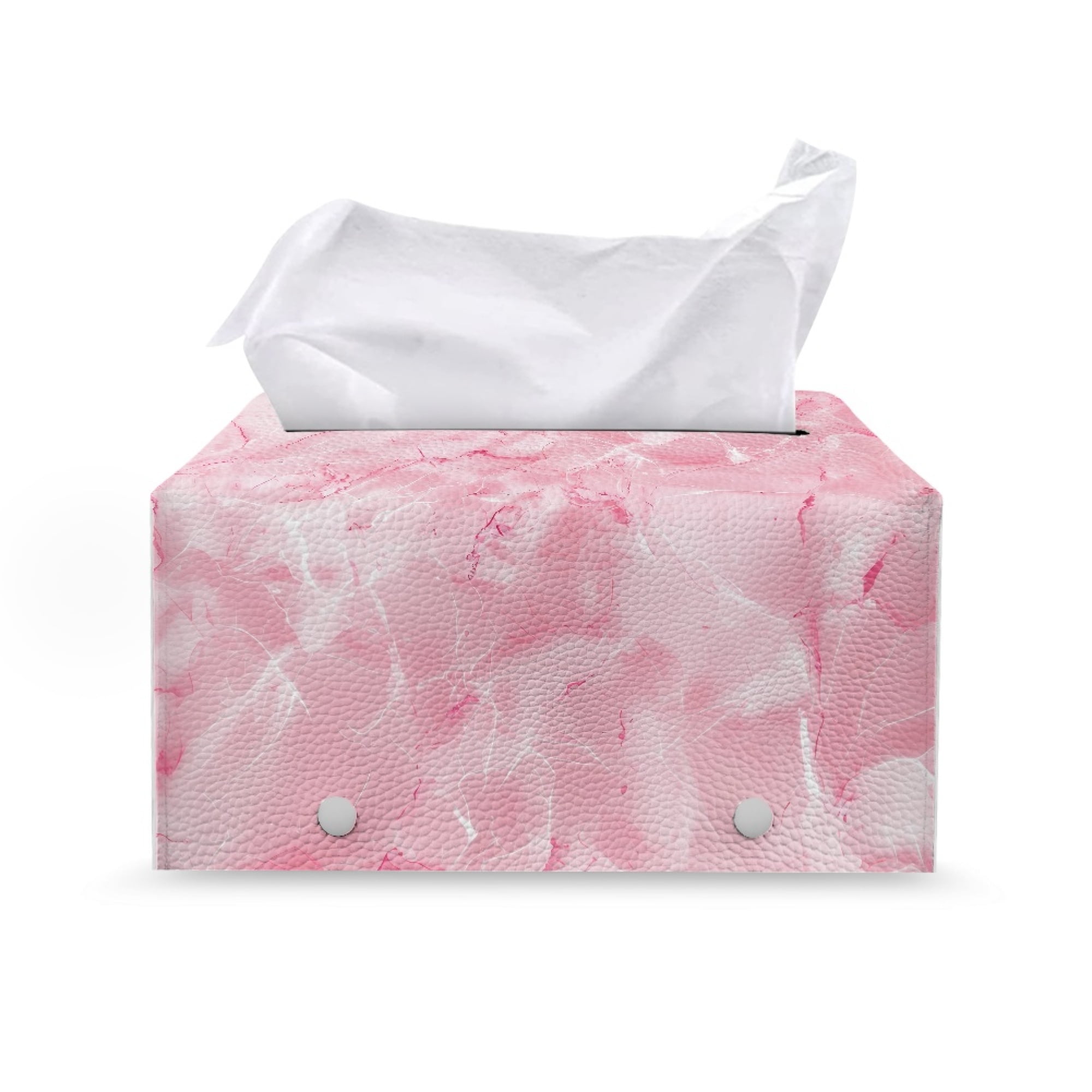 ZUXONGSY Marble Stripes Tissue Box Cover PU Leather Rectangular Tissue ...