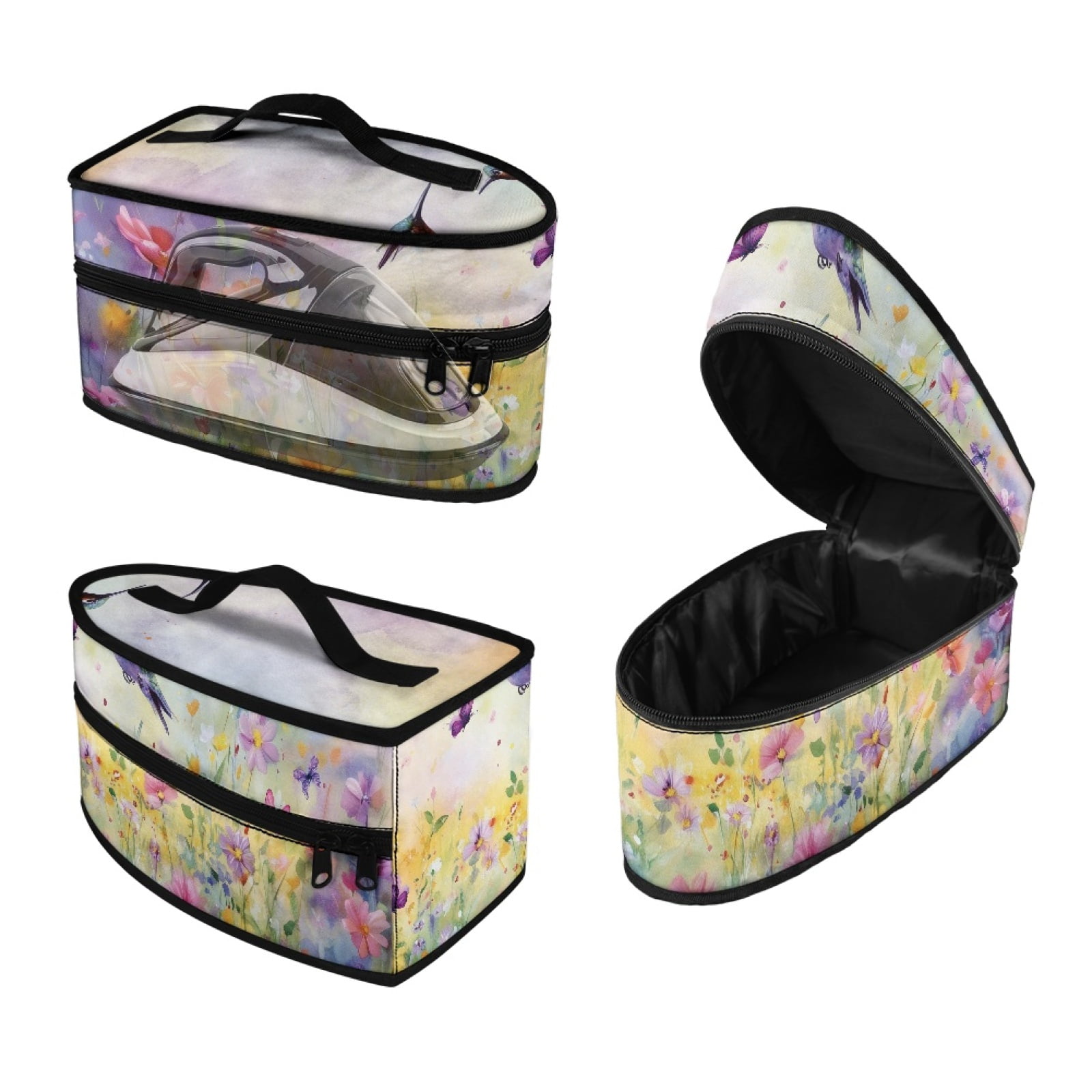 ZUXONGSY Painted Floral Butterfly Print Dustproof Steam Iron Storage ...