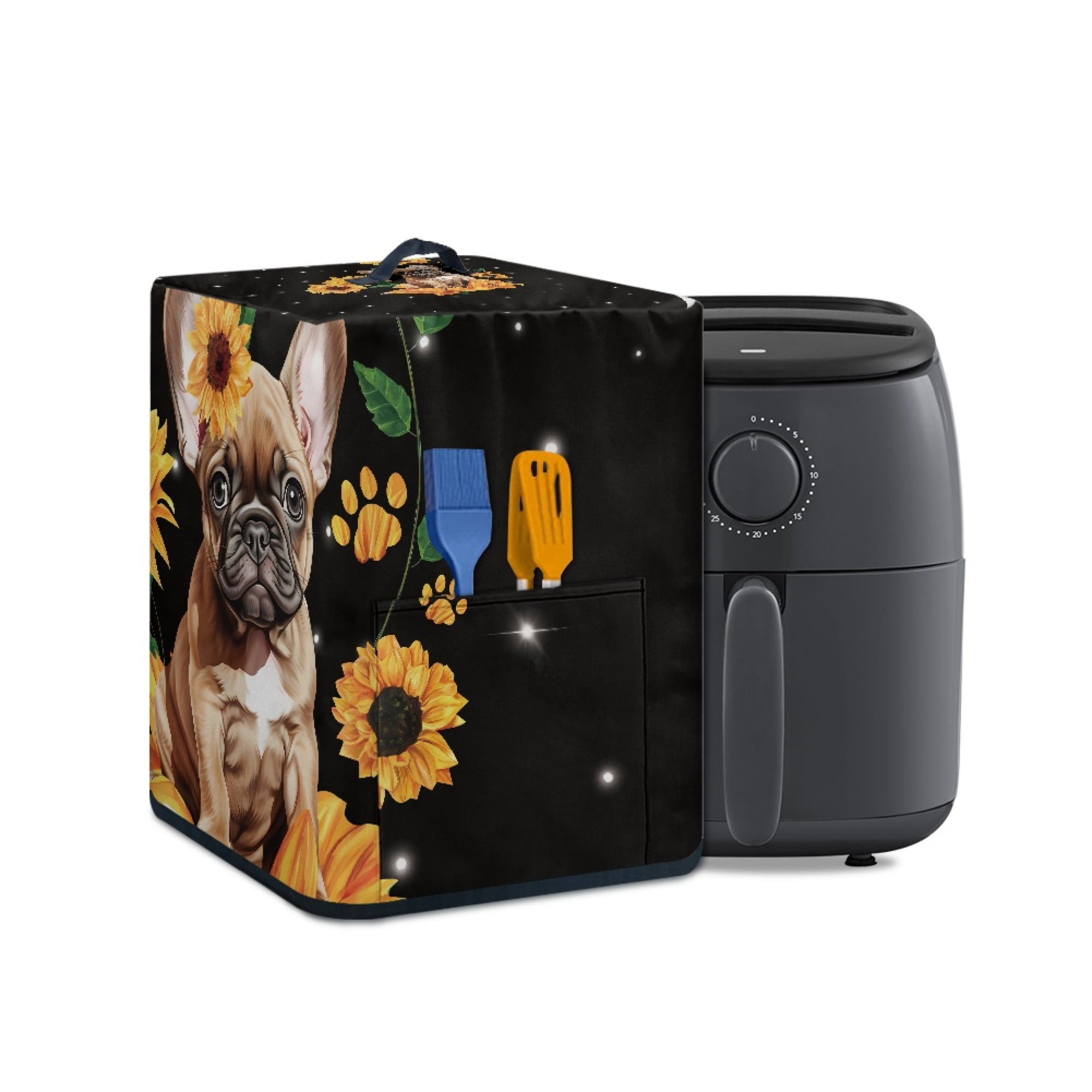 ZUXONGSY Sunflower Pug Air Fryer Cover Dust Cover Electric Appliance ...