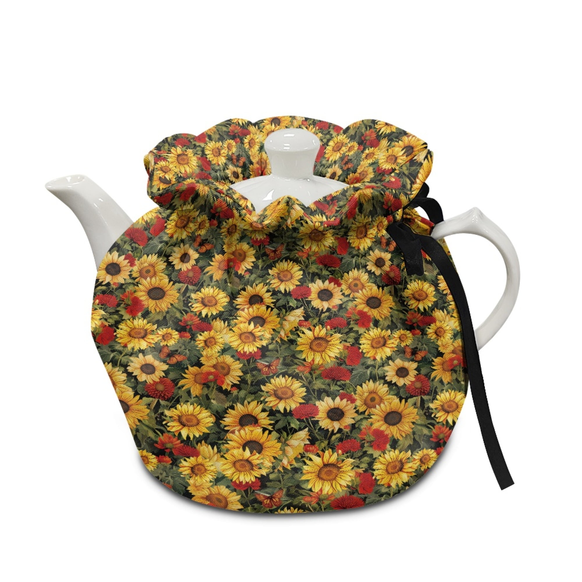 ZUXONGSY Sunflower Teapot Cozy Tea Pot Cozies Double-Sided with Elastic ...