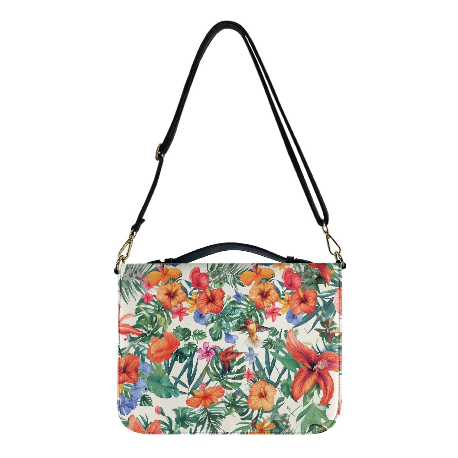 ZUXONGSY Tropic Hibiscus Flower Hummingbird Print Bible Cover Case for ...