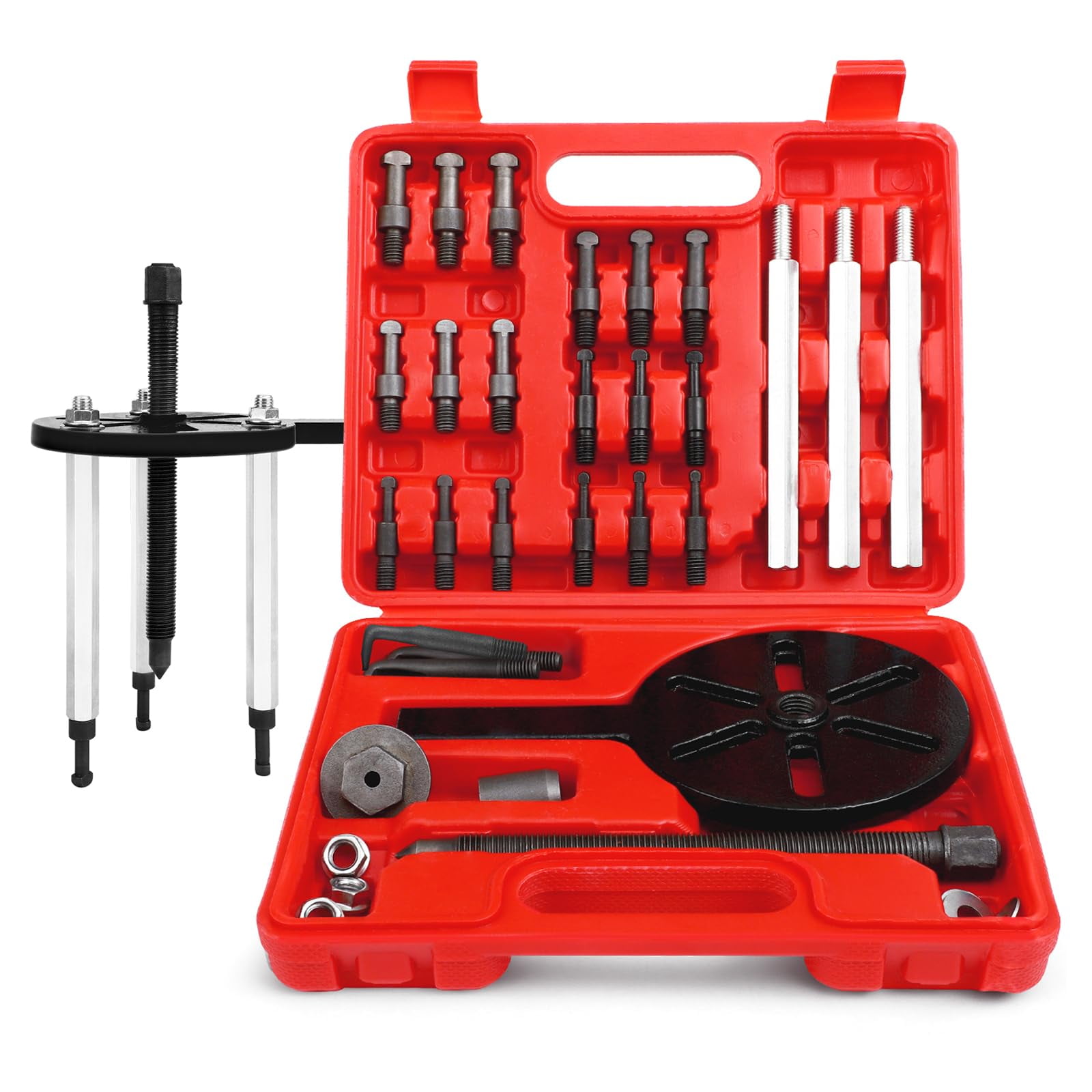 ZUXUSE 21 in 1 Bearing Puller, Bearing Puller Set with Curved Hook and ...