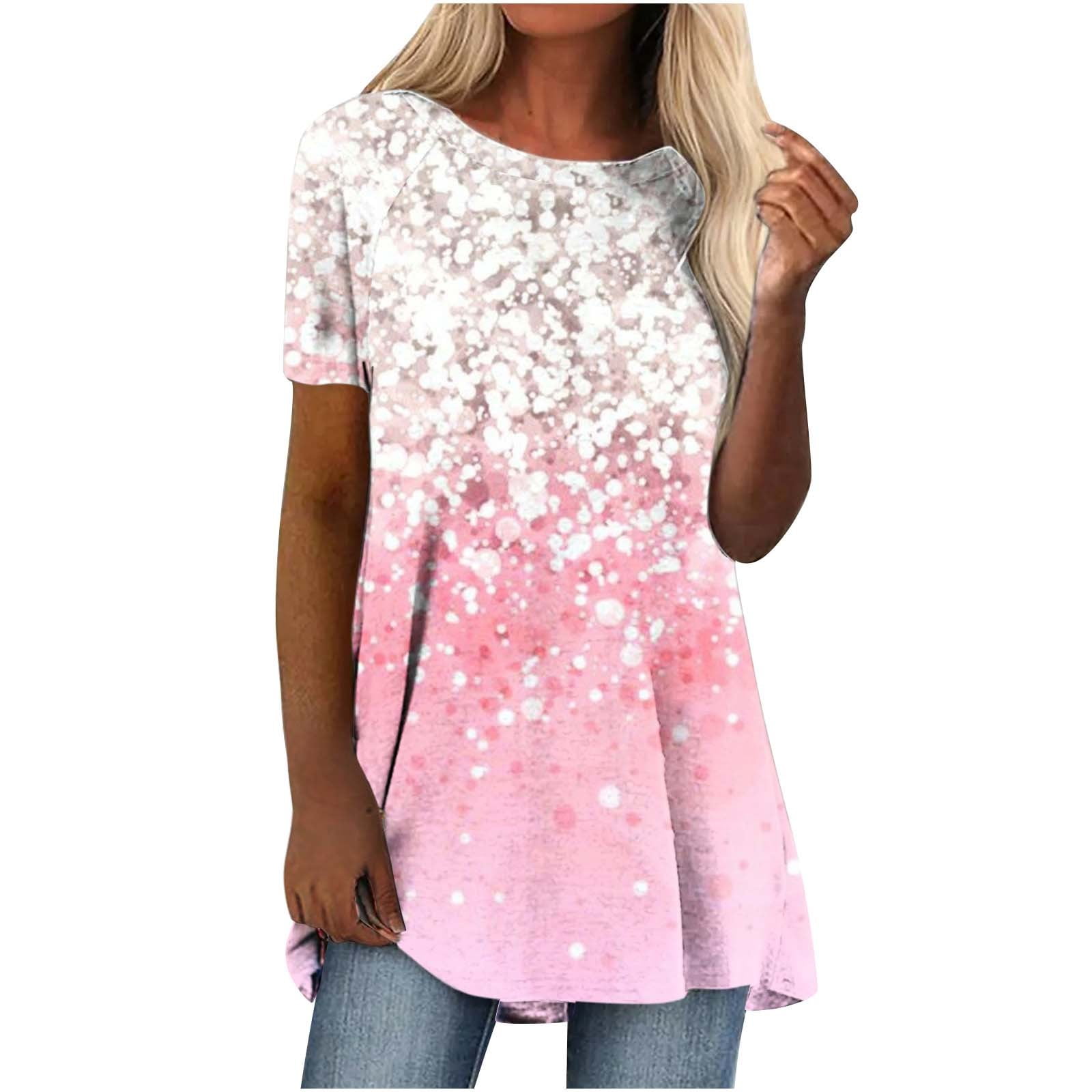 ZVAVZ Tops for Women Casual Elegant, Long Tunics for Women To Wear with ...