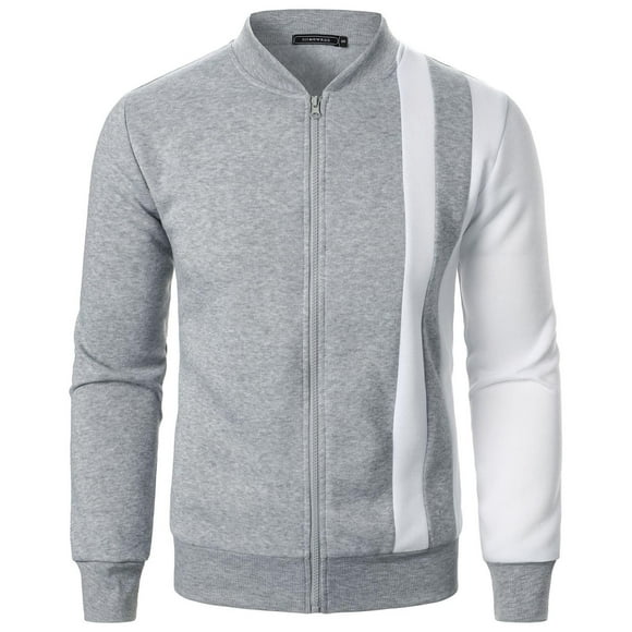 Zippered Sweatshirt Without Hood