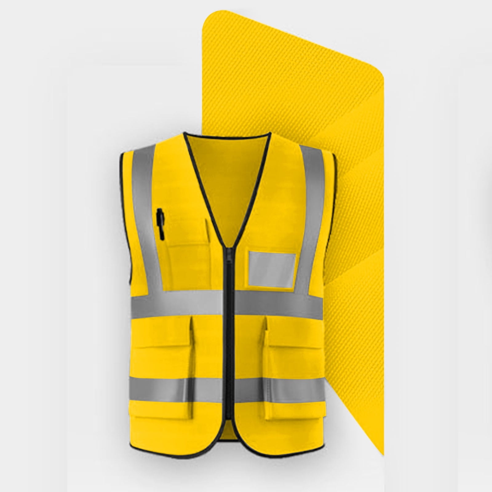 ZVNAΖH Mens Safety Vest Reflective Work Shirts with Pockets ...
