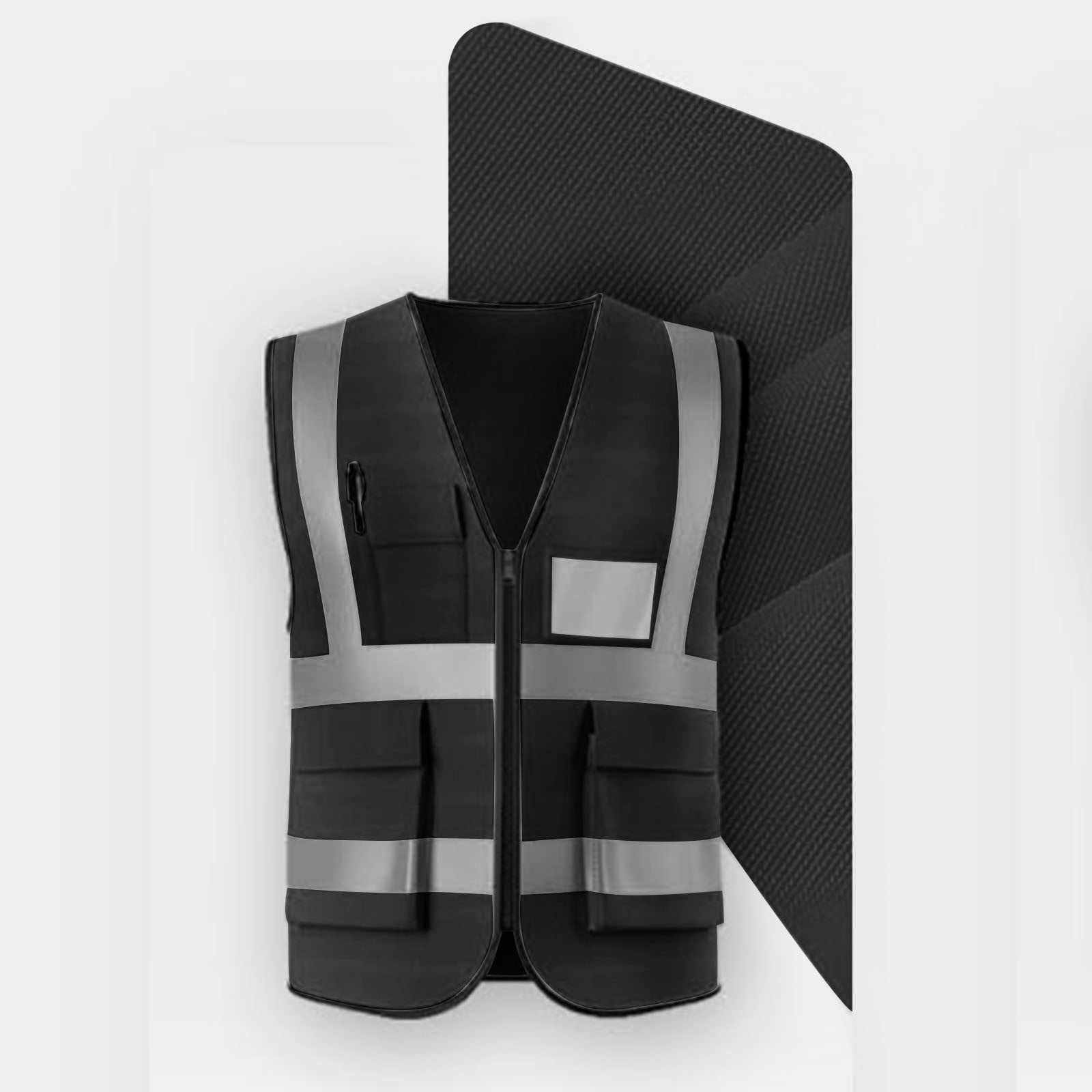 ZVNAΖH Mens Safety Vest Reflective Work Shirts with Pockets ...