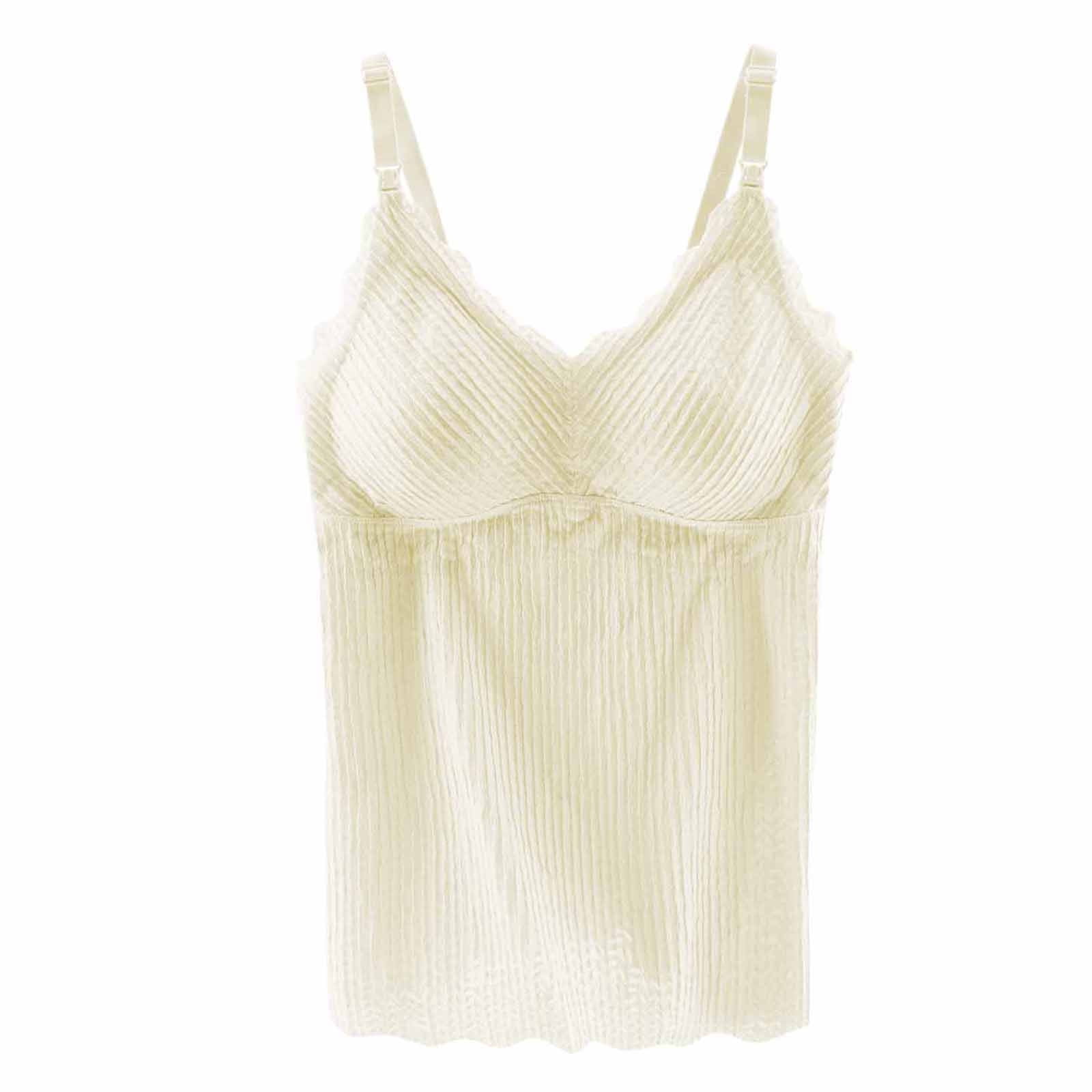 ZVNAΖH Women's Maternity Nursing Friendly Camisole with Adjustable ...